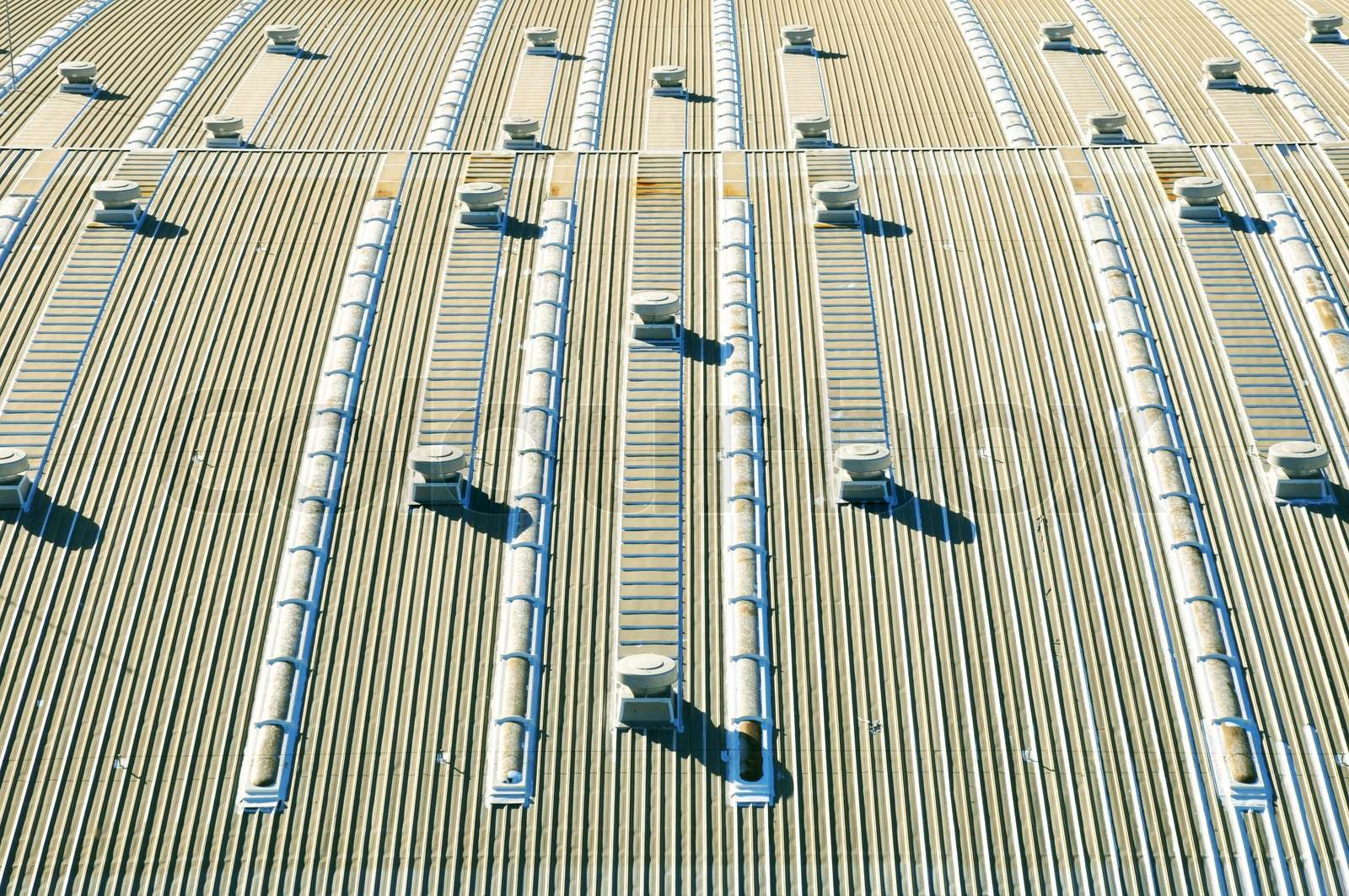 Factory roof | Stock image | Colourbox