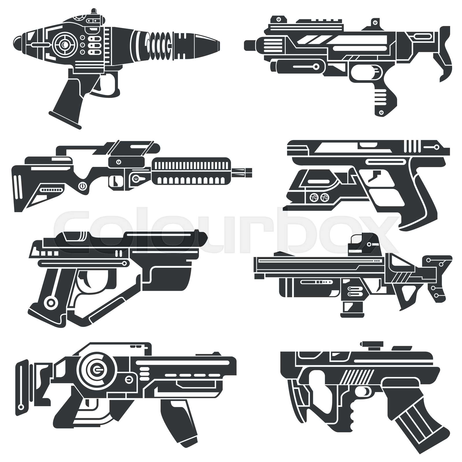 Futuristic Laser Gun