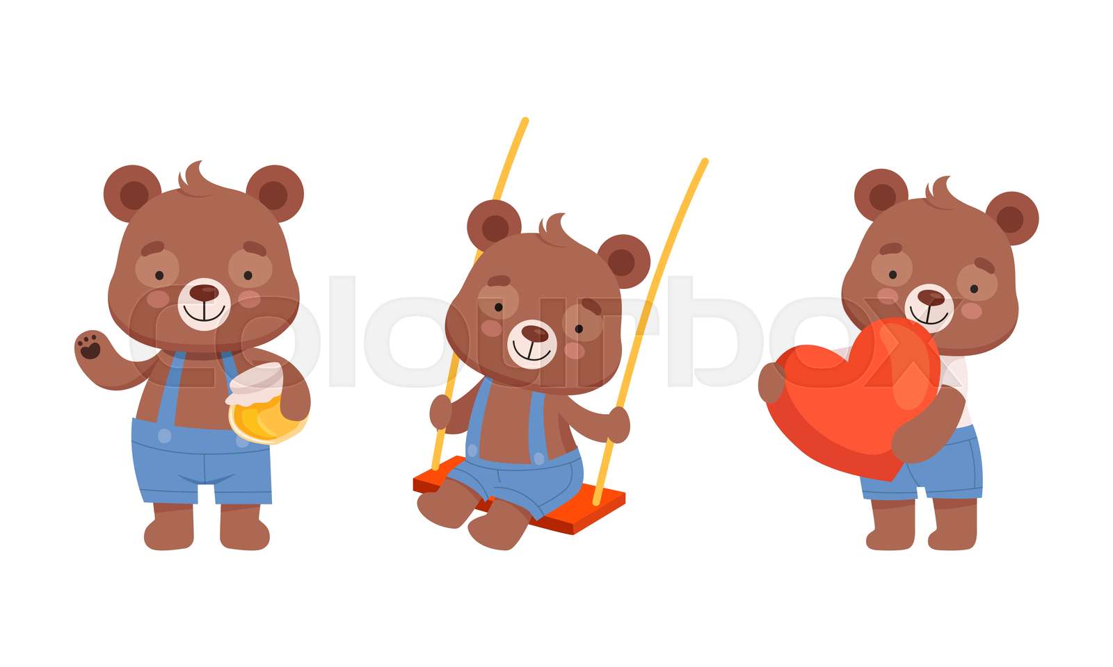 Teddy Bear Cartoon Characters