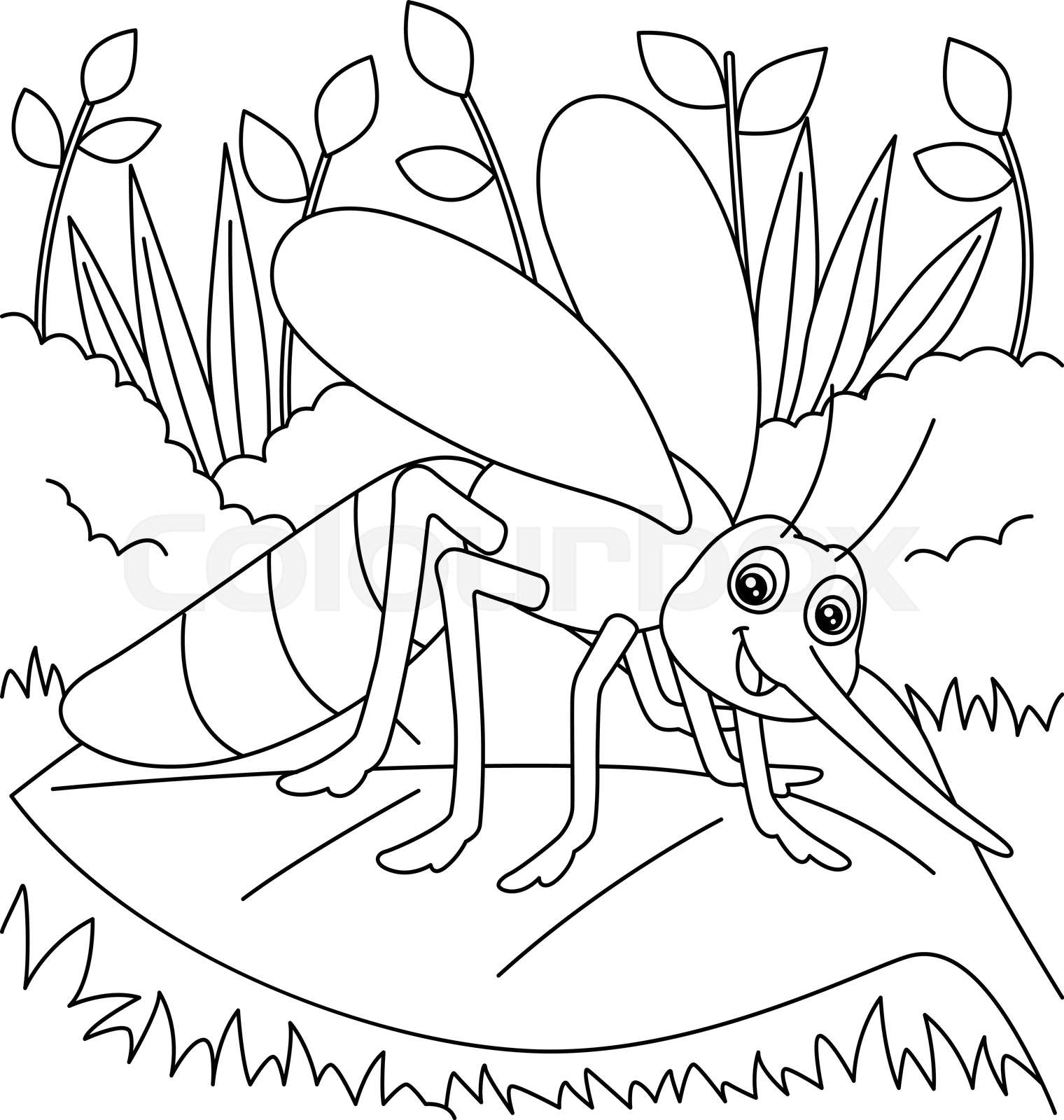 Mosquito Coloring Pages