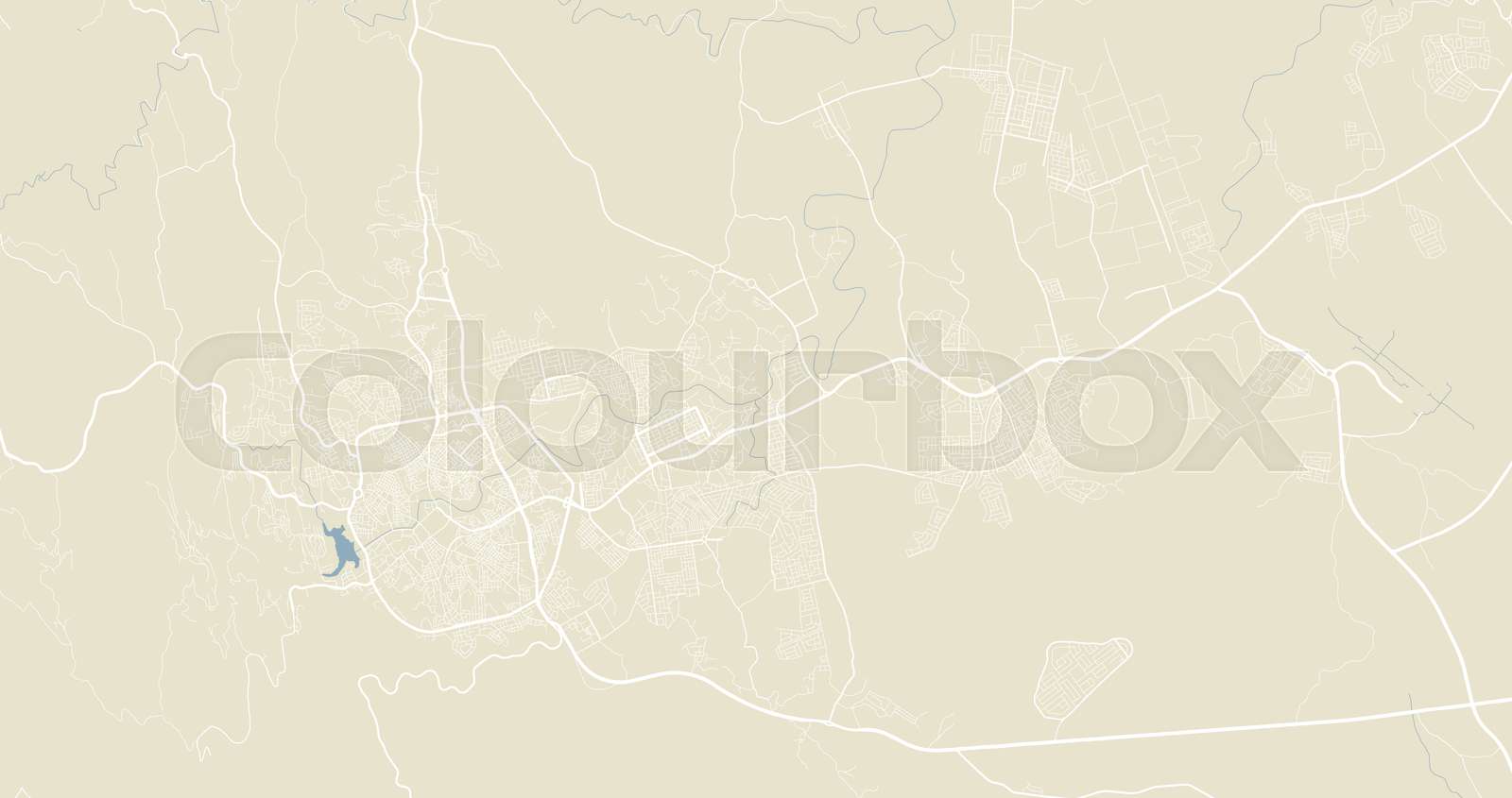 Abha vector map. Detailed map of Abha city administrative area ...