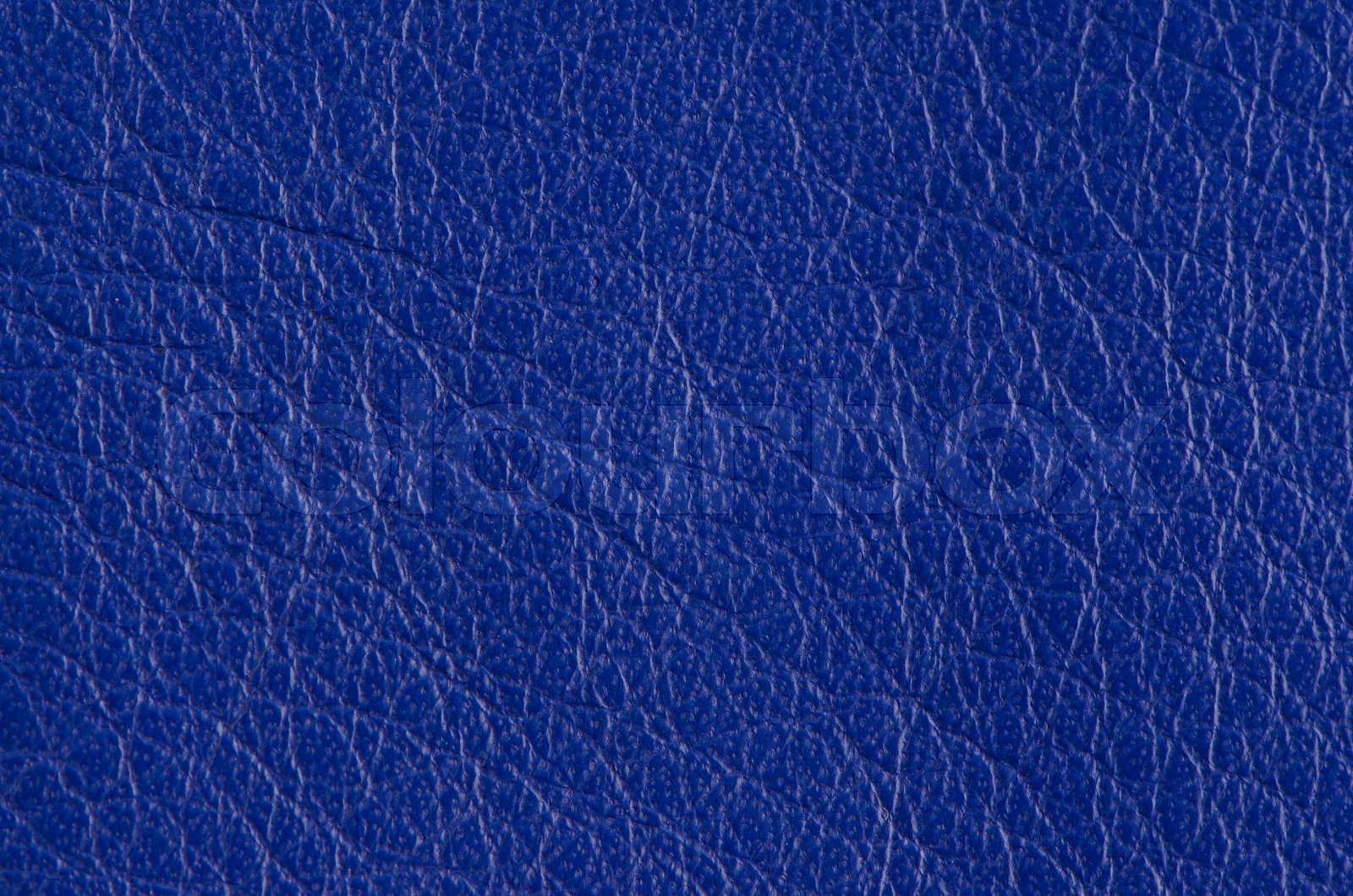 Blue leather | Stock image | Colourbox