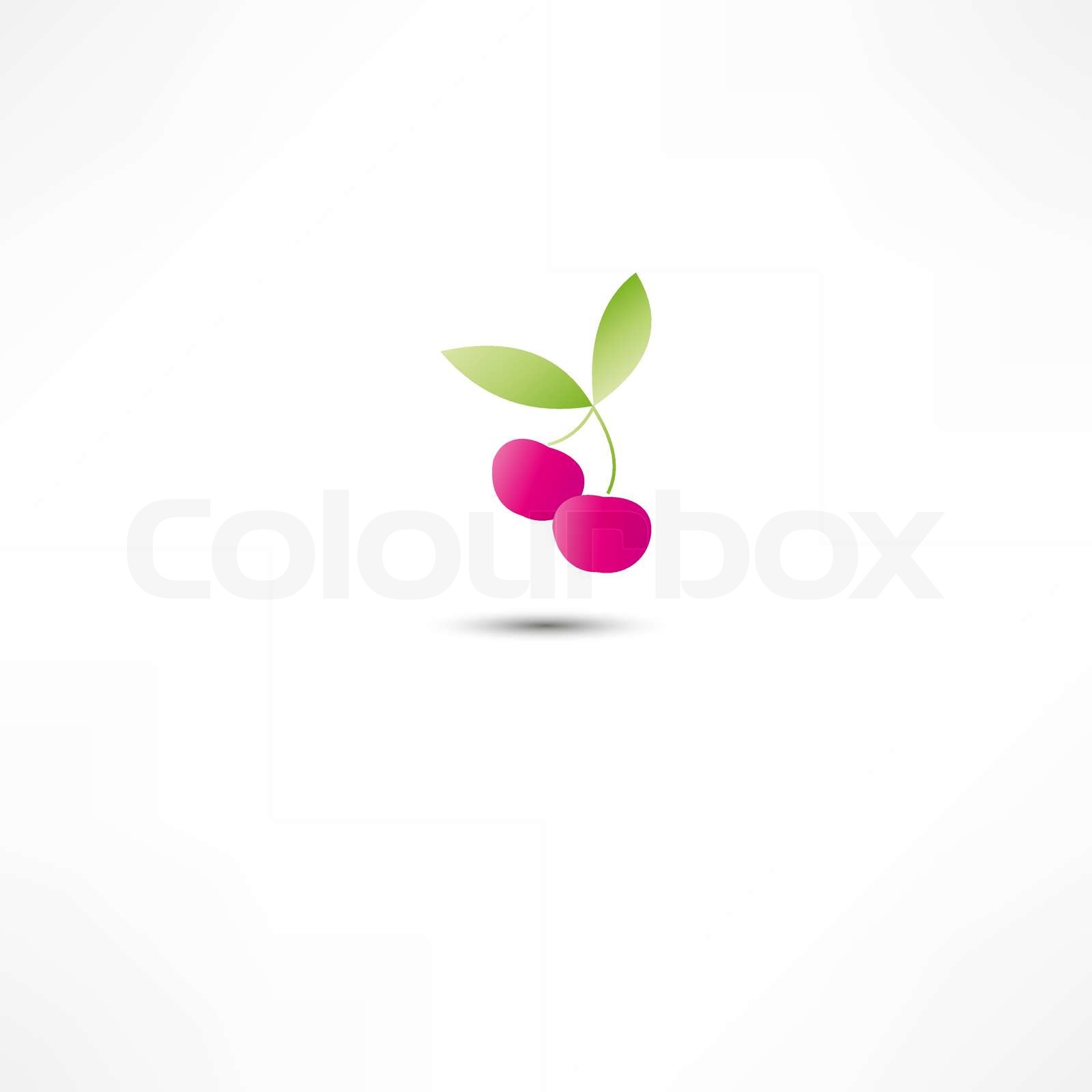 Cherry Icon | Stock vector | Colourbox