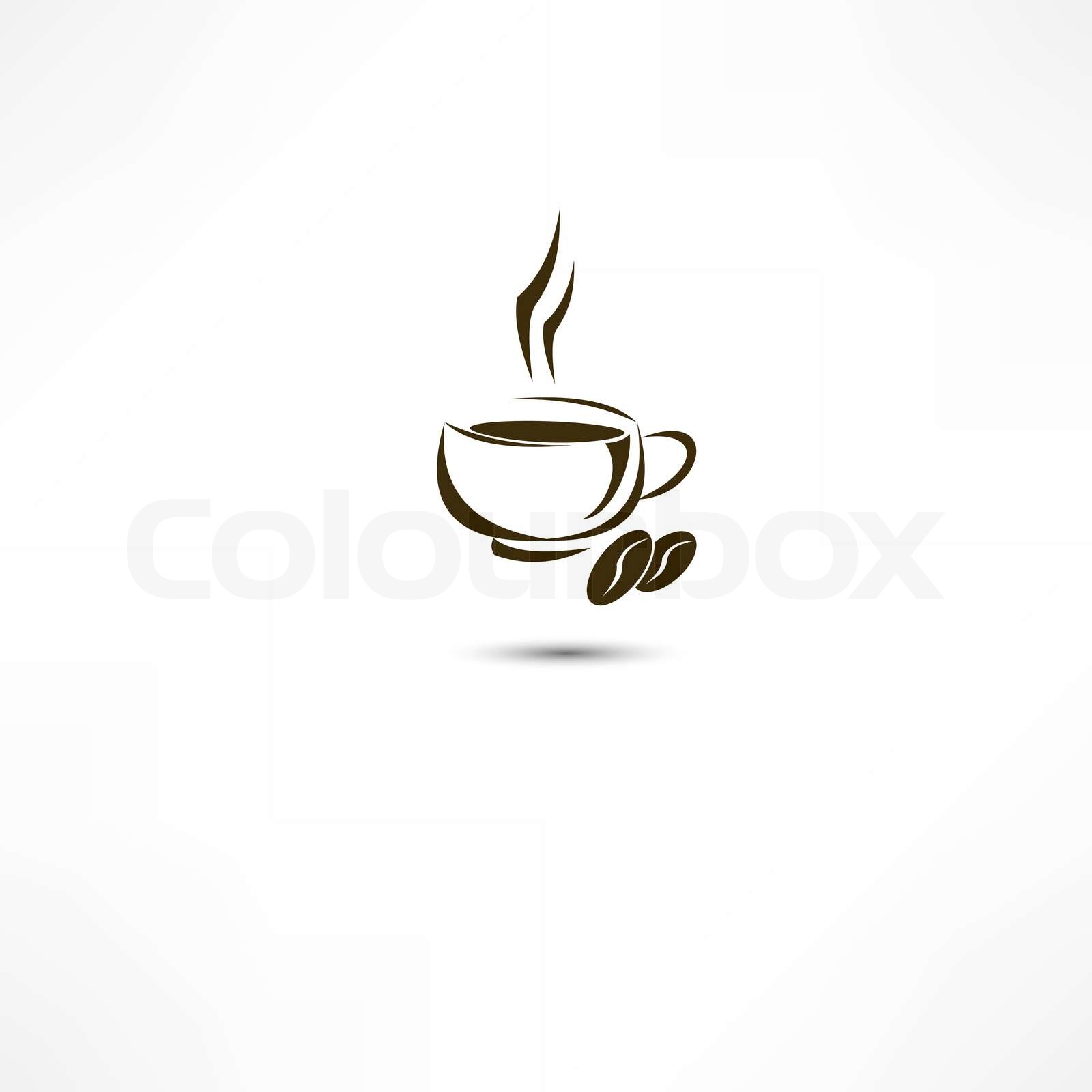 A cup of coffee icon | Stock vector | Colourbox