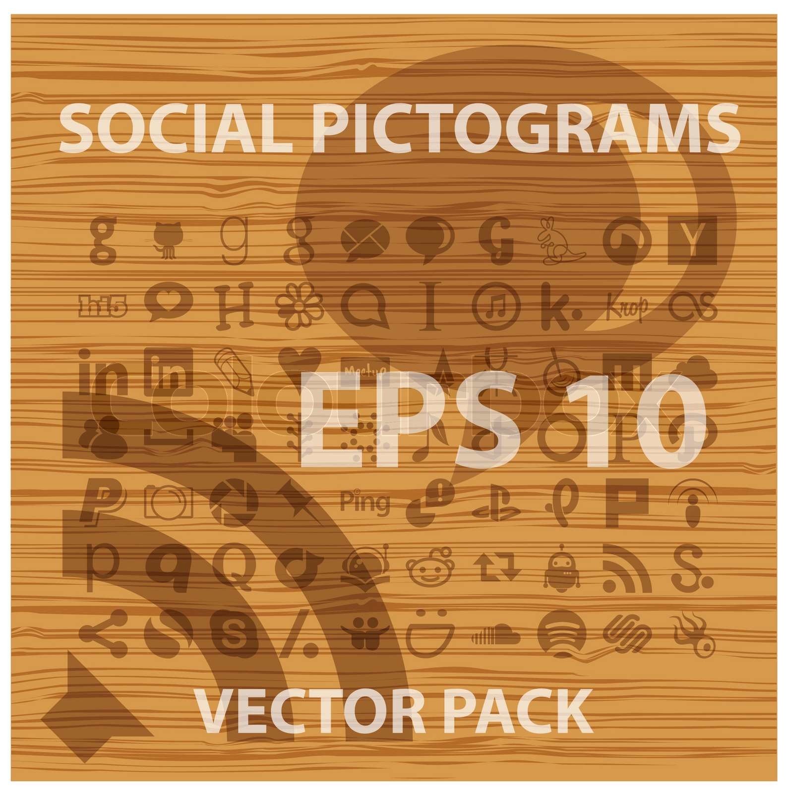social and people pictograms symbols set | Stock vector | Colourbox