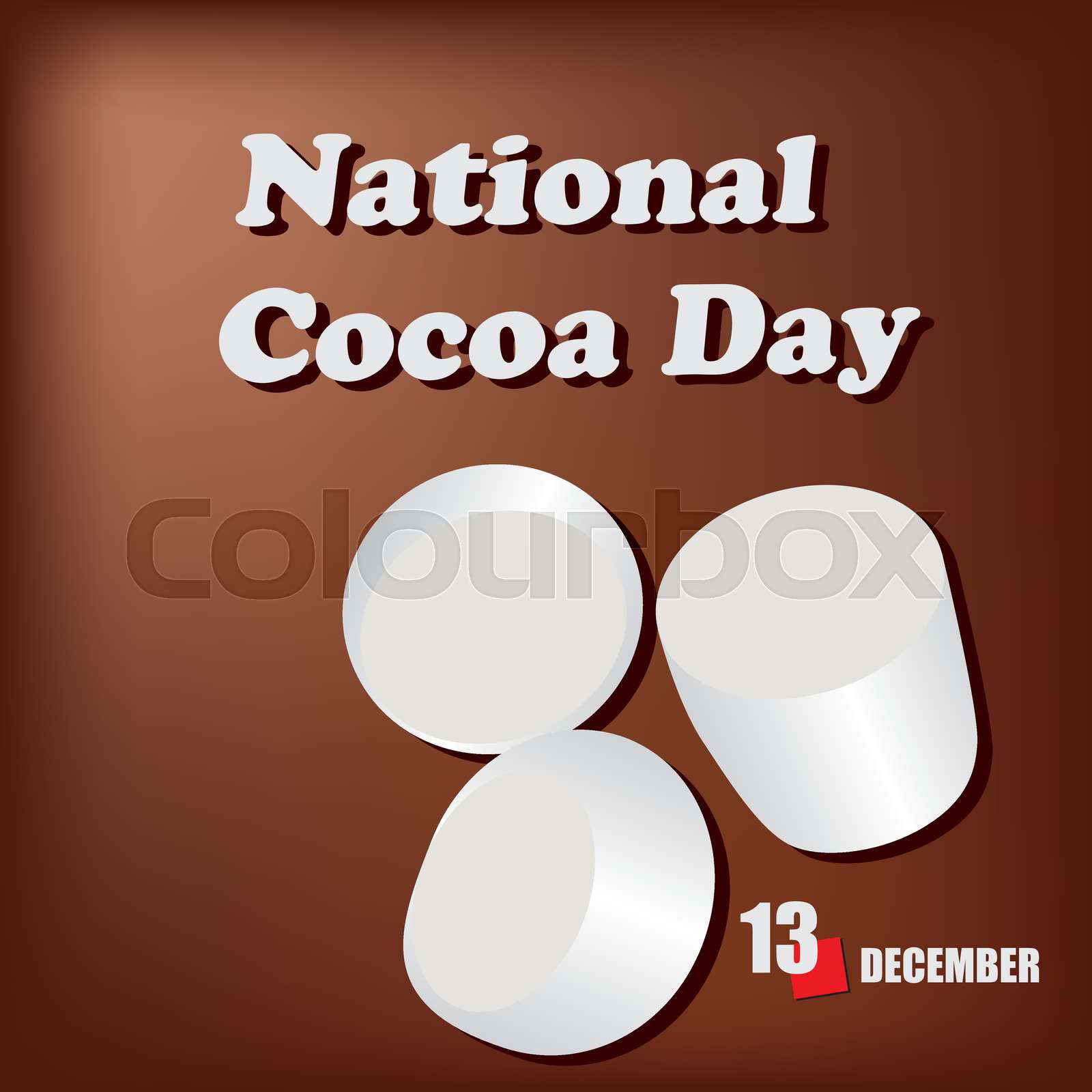 Happy National Cocoa Day | Stock vector | Colourbox