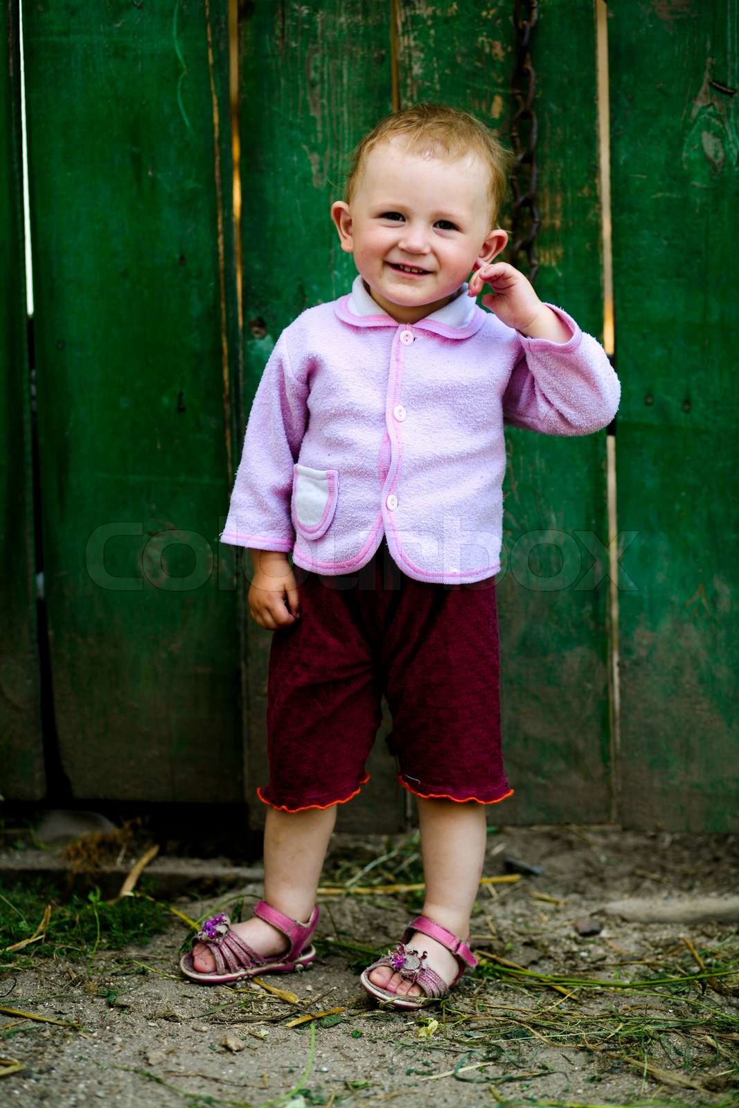 Smal girl | Stock image | Colourbox