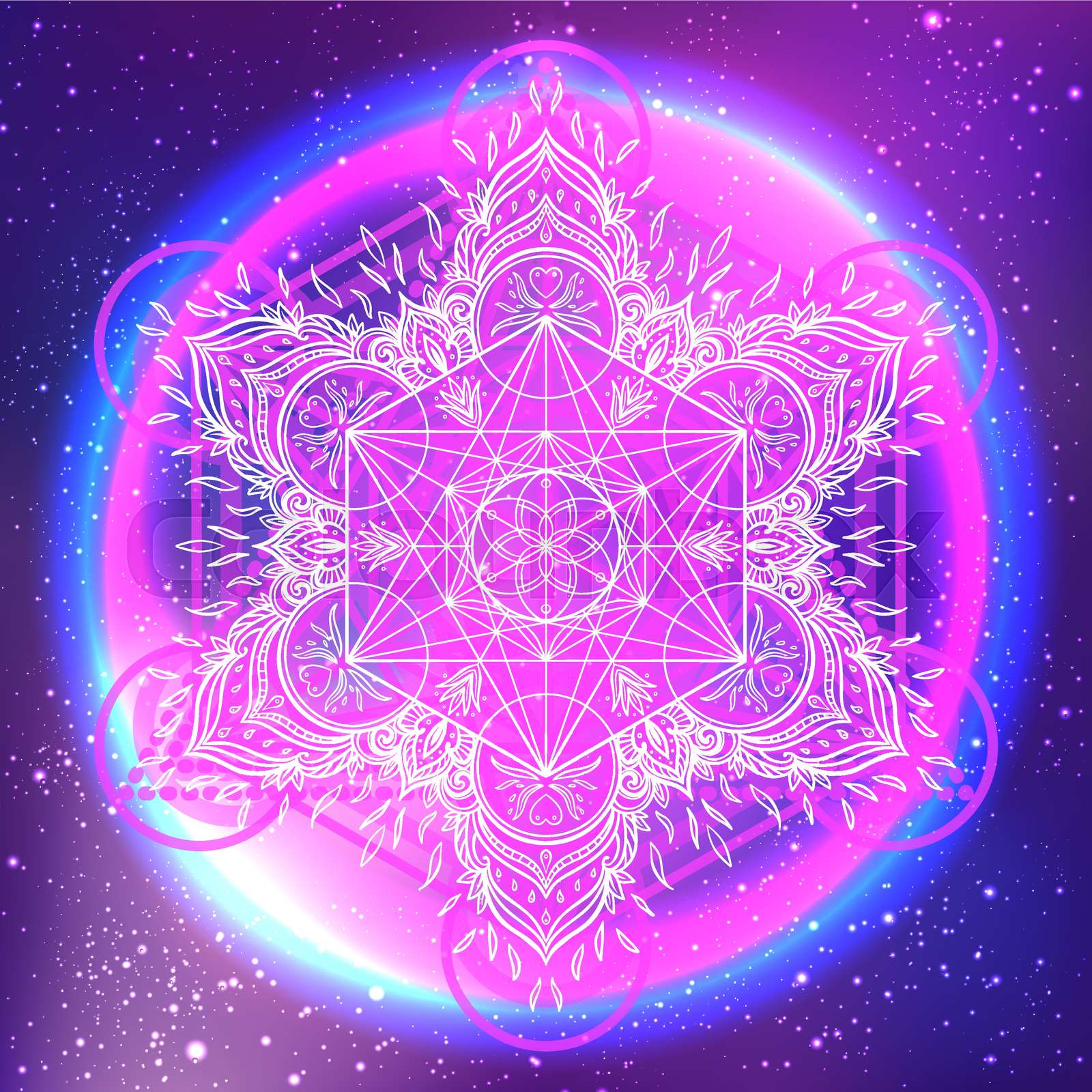 abstrakt, form, mandala | Stock-Vektor | Colourbox