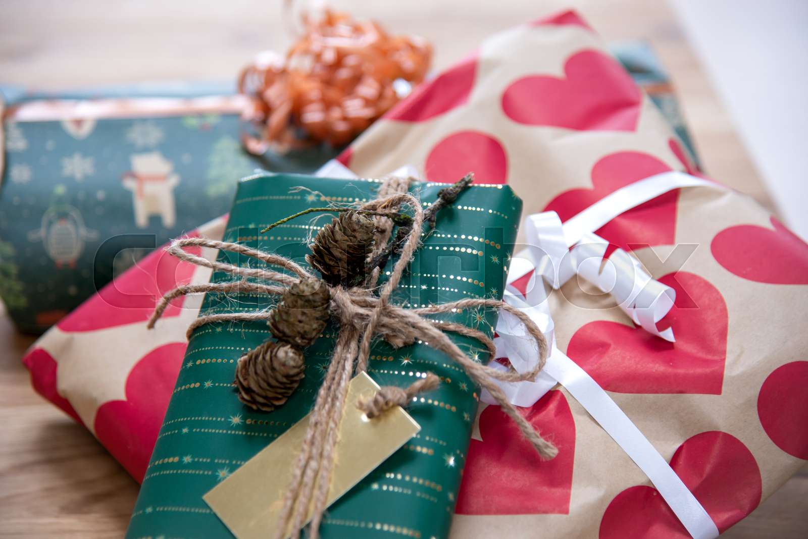 christmas, gifts, packages | Stock image | Colourbox