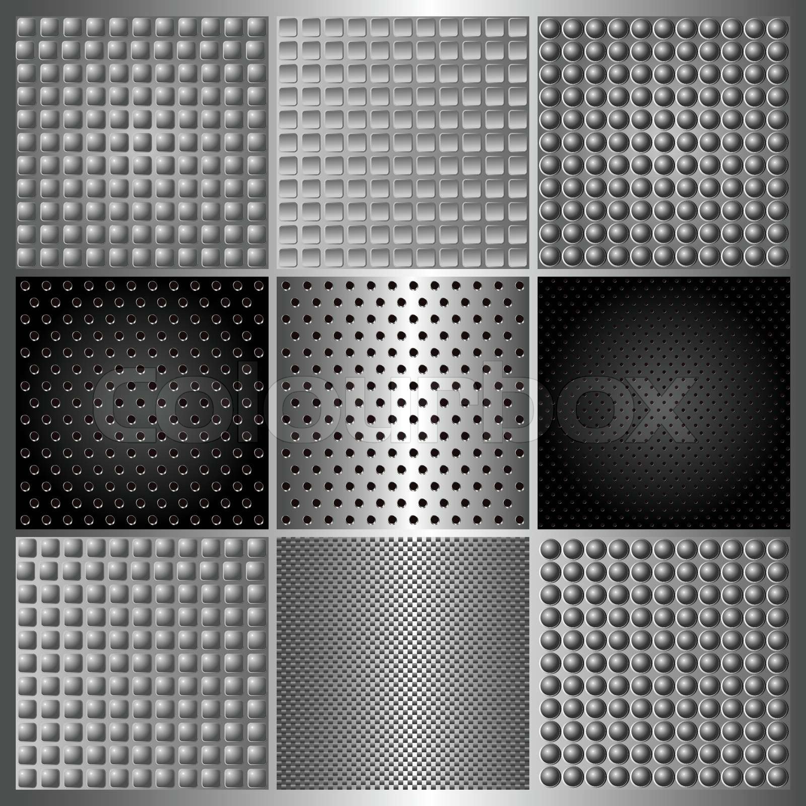 metallisk, ru, abstrakt | Stock vektor | Colourbox