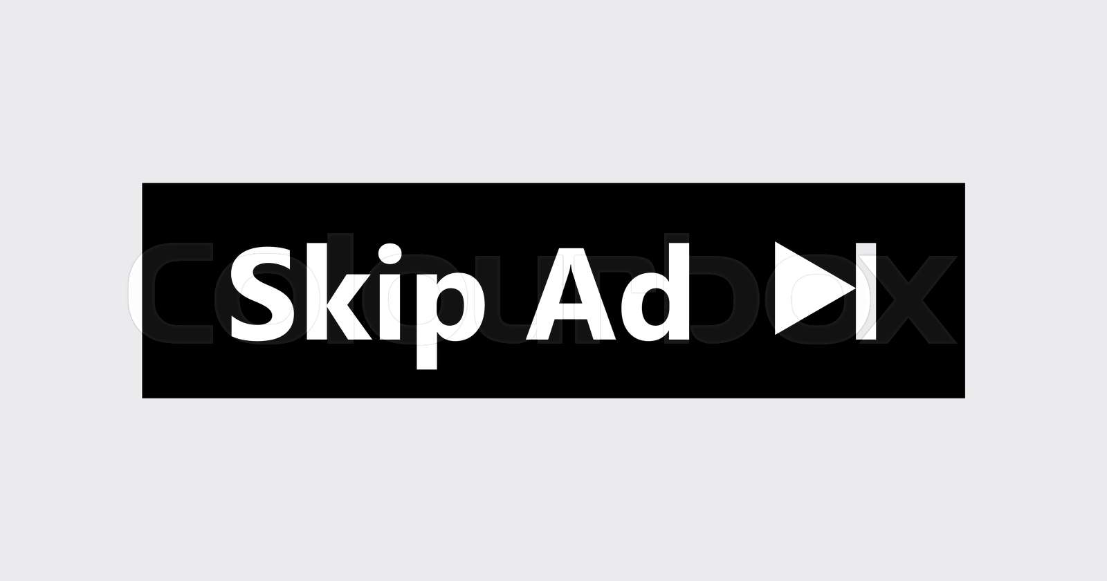 Skip ad vector button. Block advertisement icon. Simple Vector Skip Ad ... Skip ad vector button. Block advertisement icon. Simple Vector Skip Ad ...