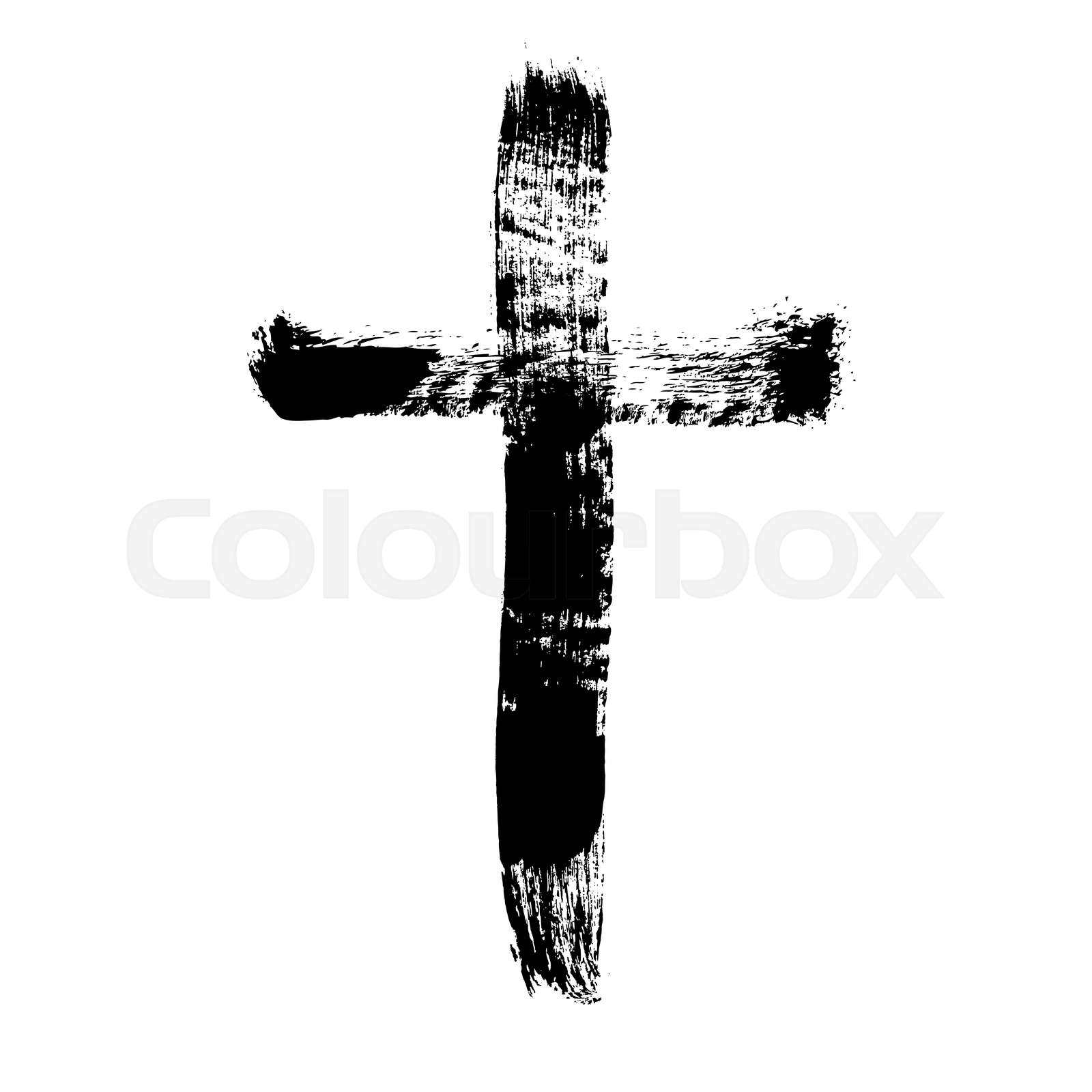 Black Christian Cross Png