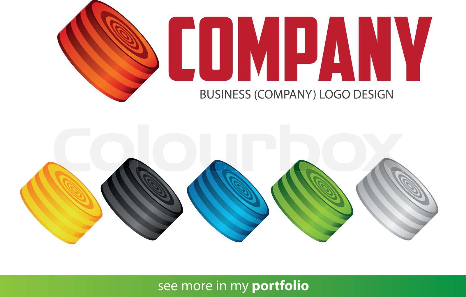 Company Logo Circle Design,Vector | Stock vector | Colourbox