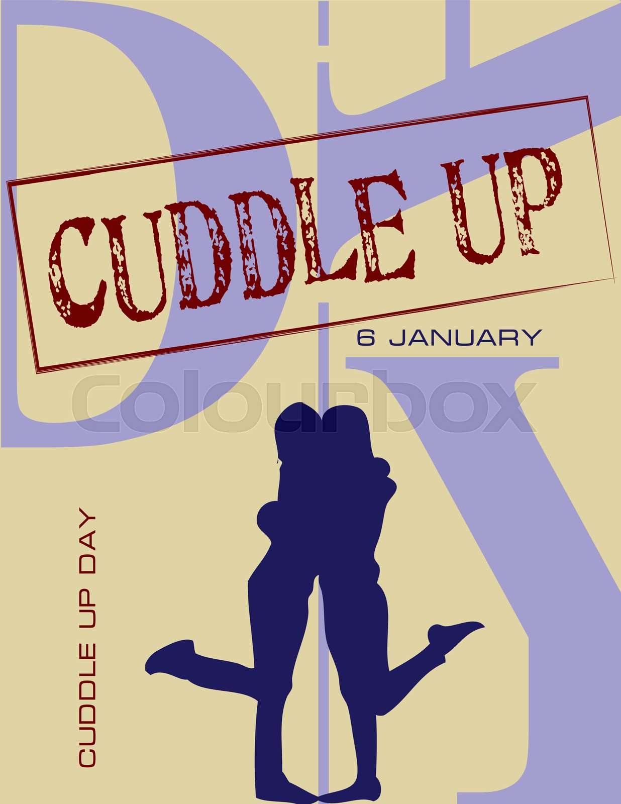 Cuddle Up day | Stock vector | Colourbox