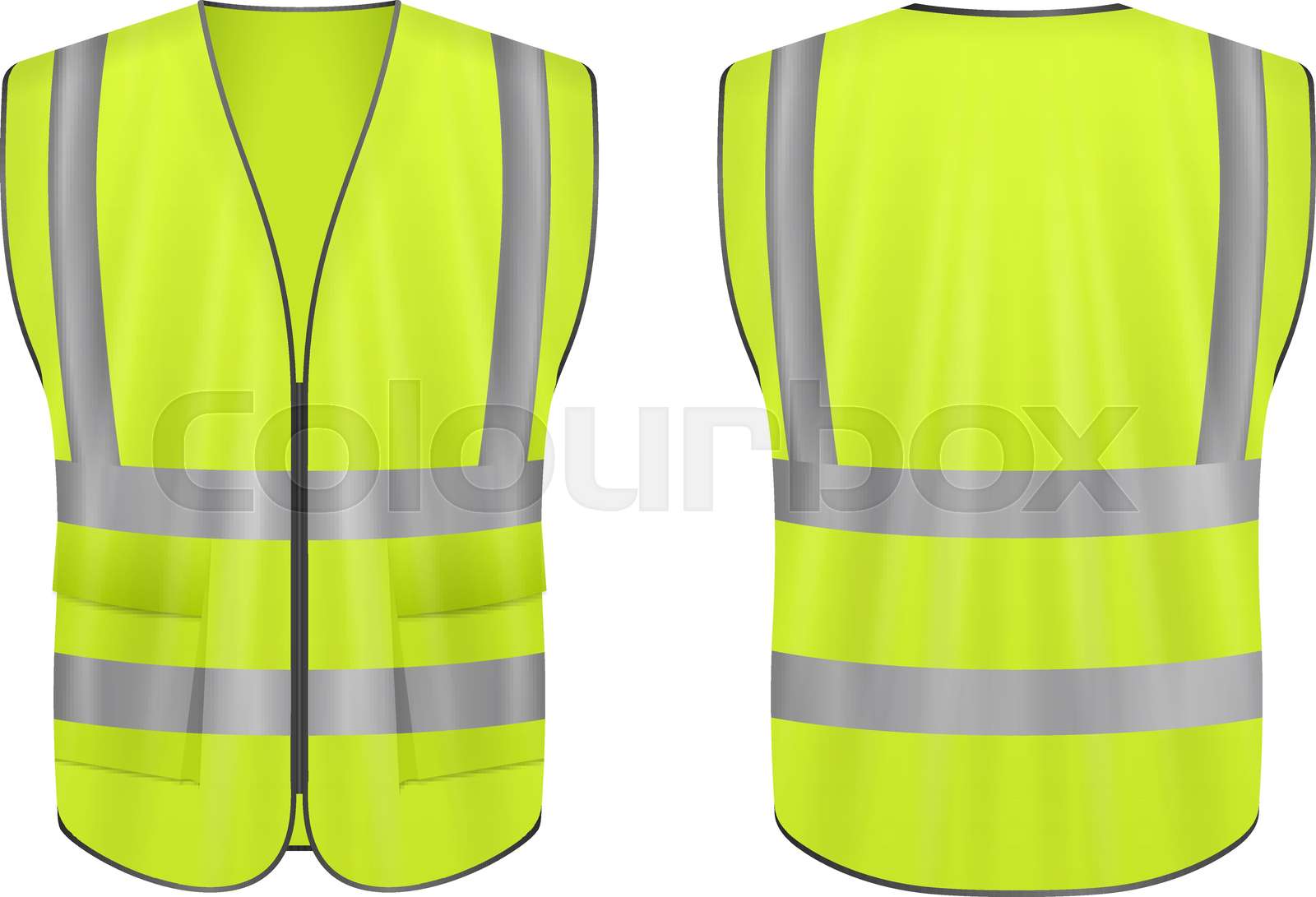 Safety vest set | Stock vector | Colourbox