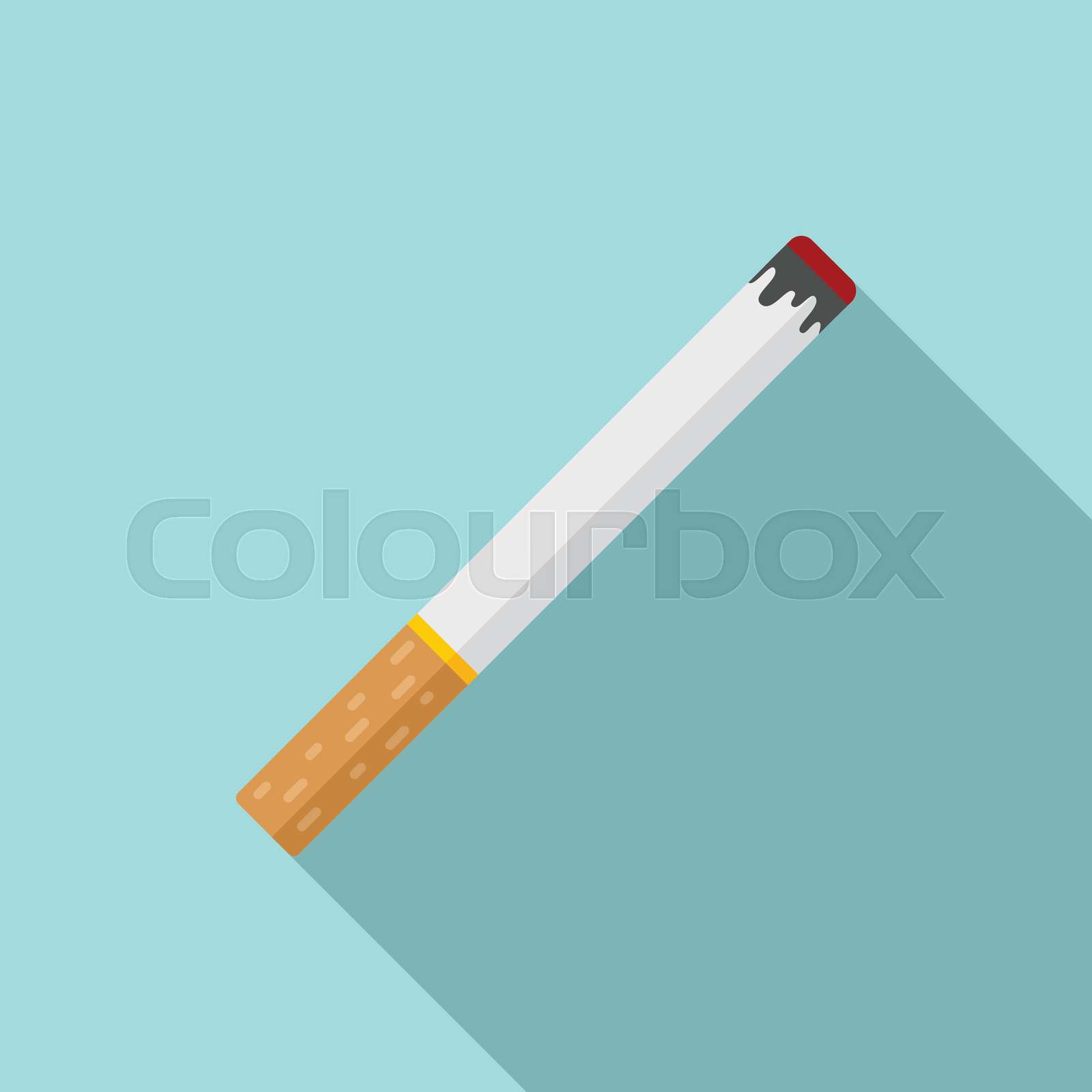 rygning, cigaret, ikon | Stock vektor | Colourbox