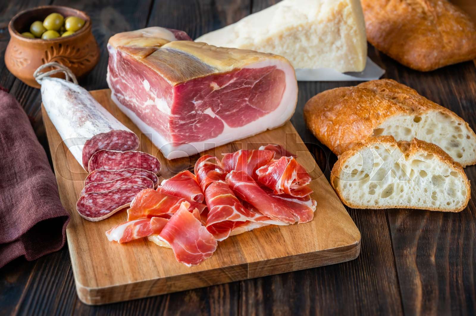 Prosciutto ham | Stock image | Colourbox