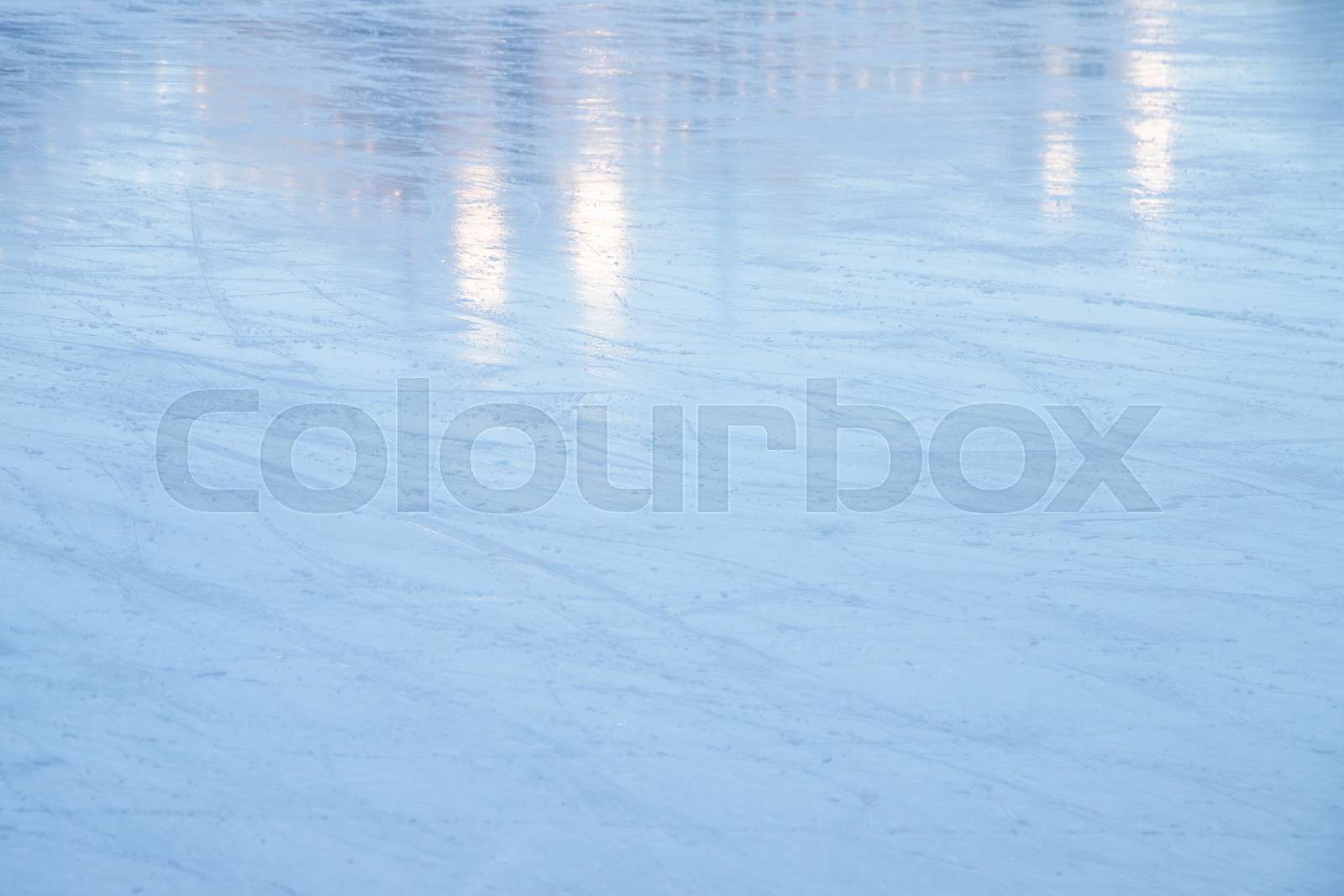 Blue Ice Rink Background