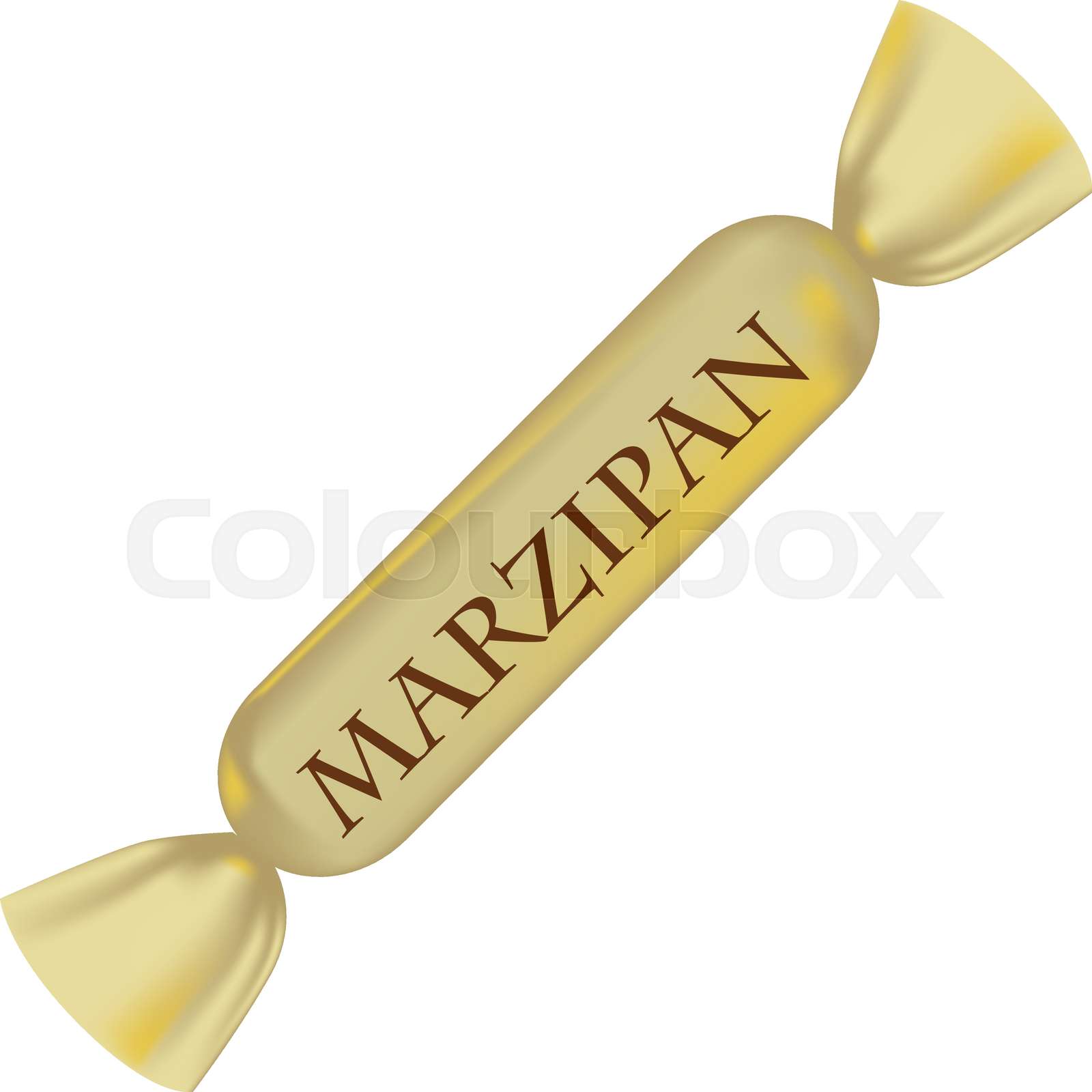 Wrapped marzipan candy | Stock vector | Colourbox