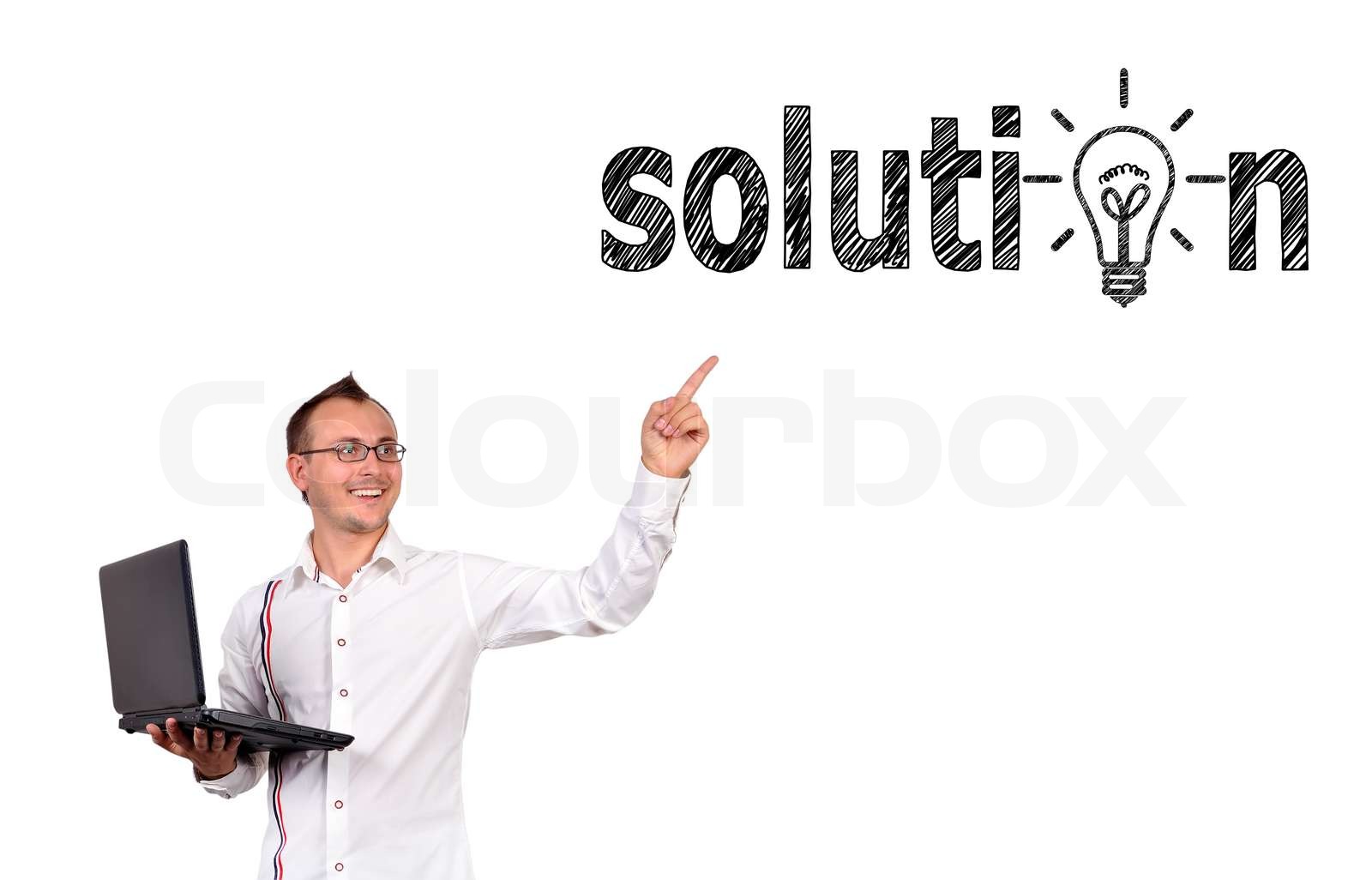 solution | Stock image | Colourbox