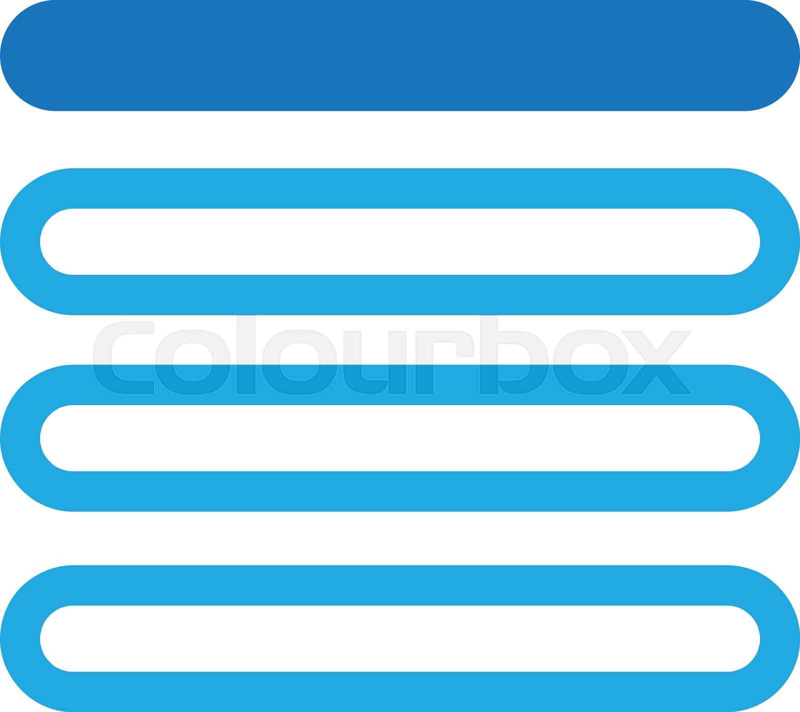 App menu icon sign symbol design | Stock vector | Colourbox