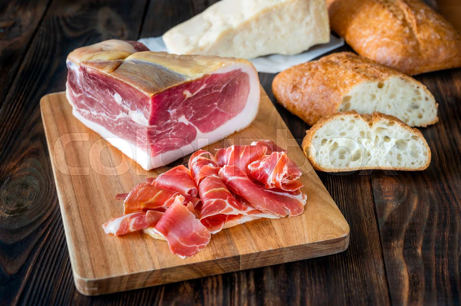 Prosciutto ham | Stock image | Colourbox