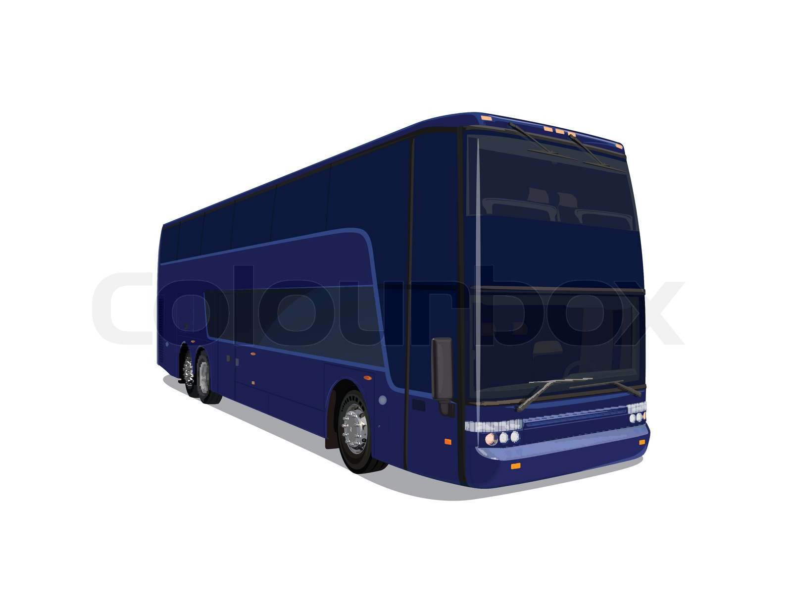 travel bus illustration | Stock vector | Colourbox