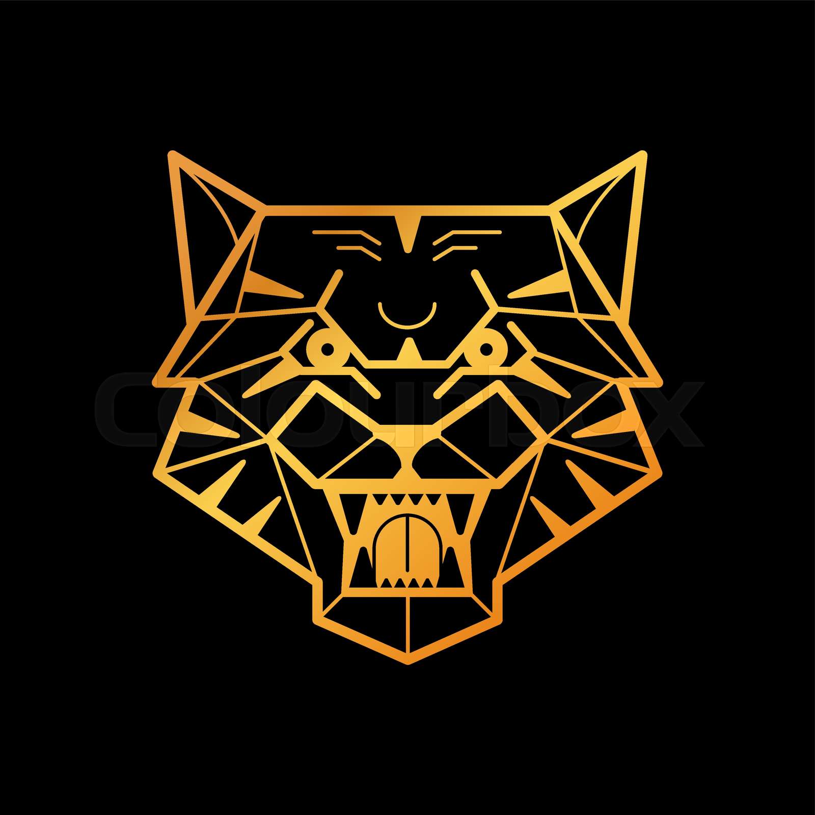 tiger head icon | Stock vector | Colourbox