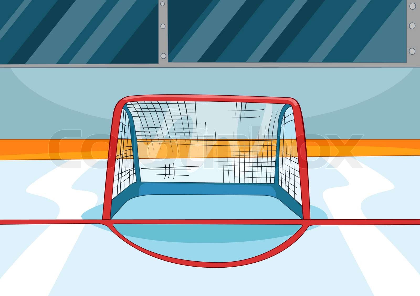Hockey Rink | Stock vector | Colourbox