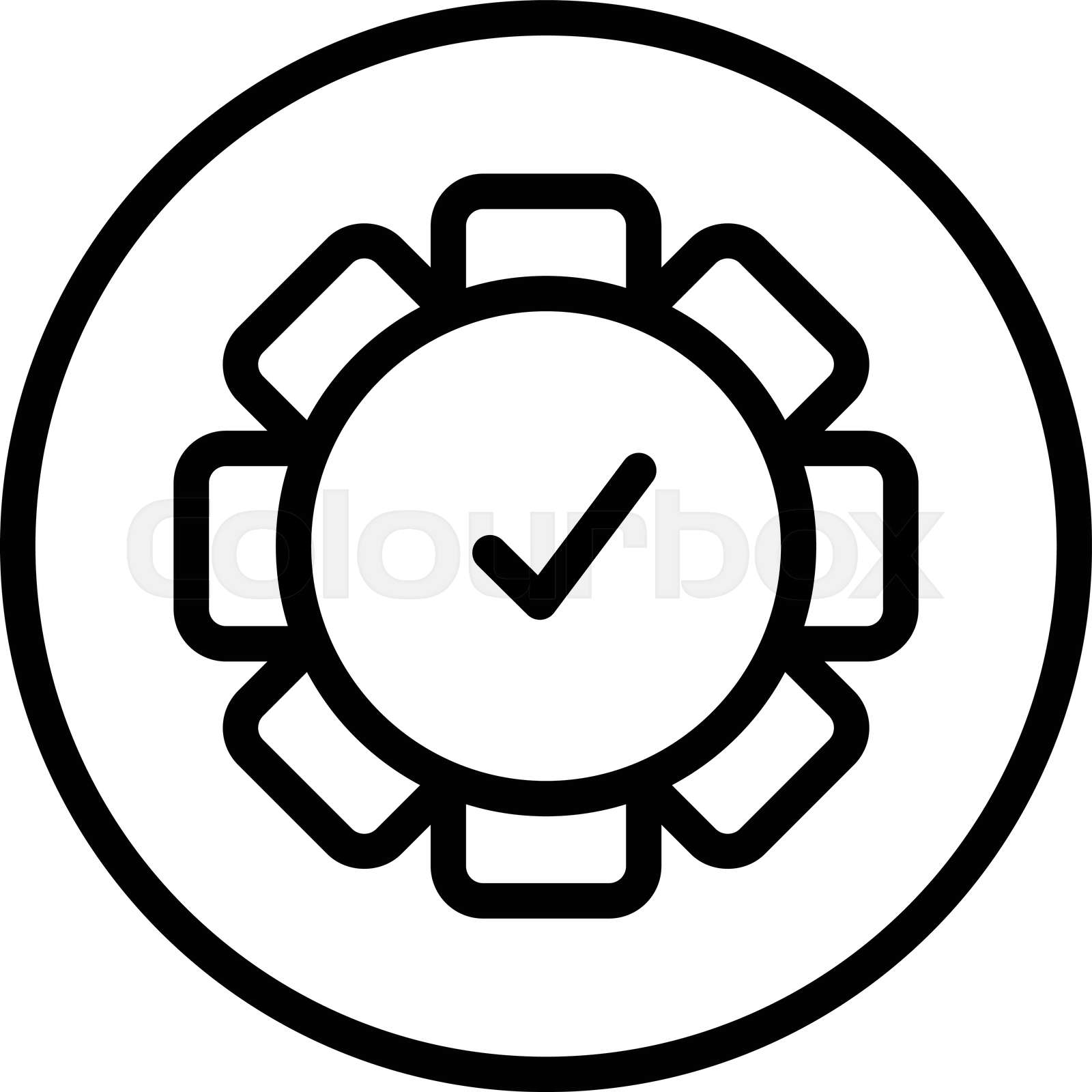 benchmark, testen, ikone | Stock-Vektor | Colourbox