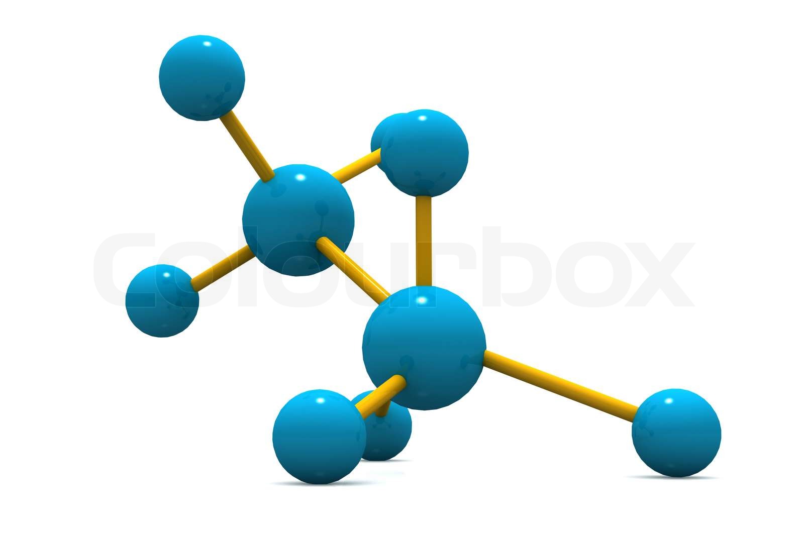 3d Image Of Molecular Structure Stock Image Colourbox