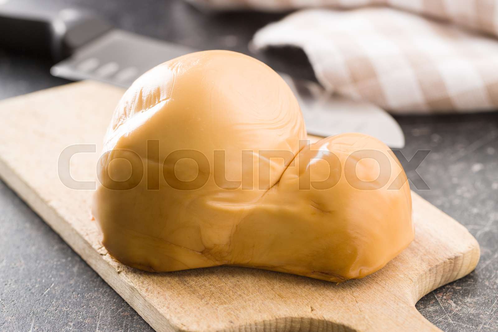 Scamorza, italian smoked cheese. | Stock image | Colourbox