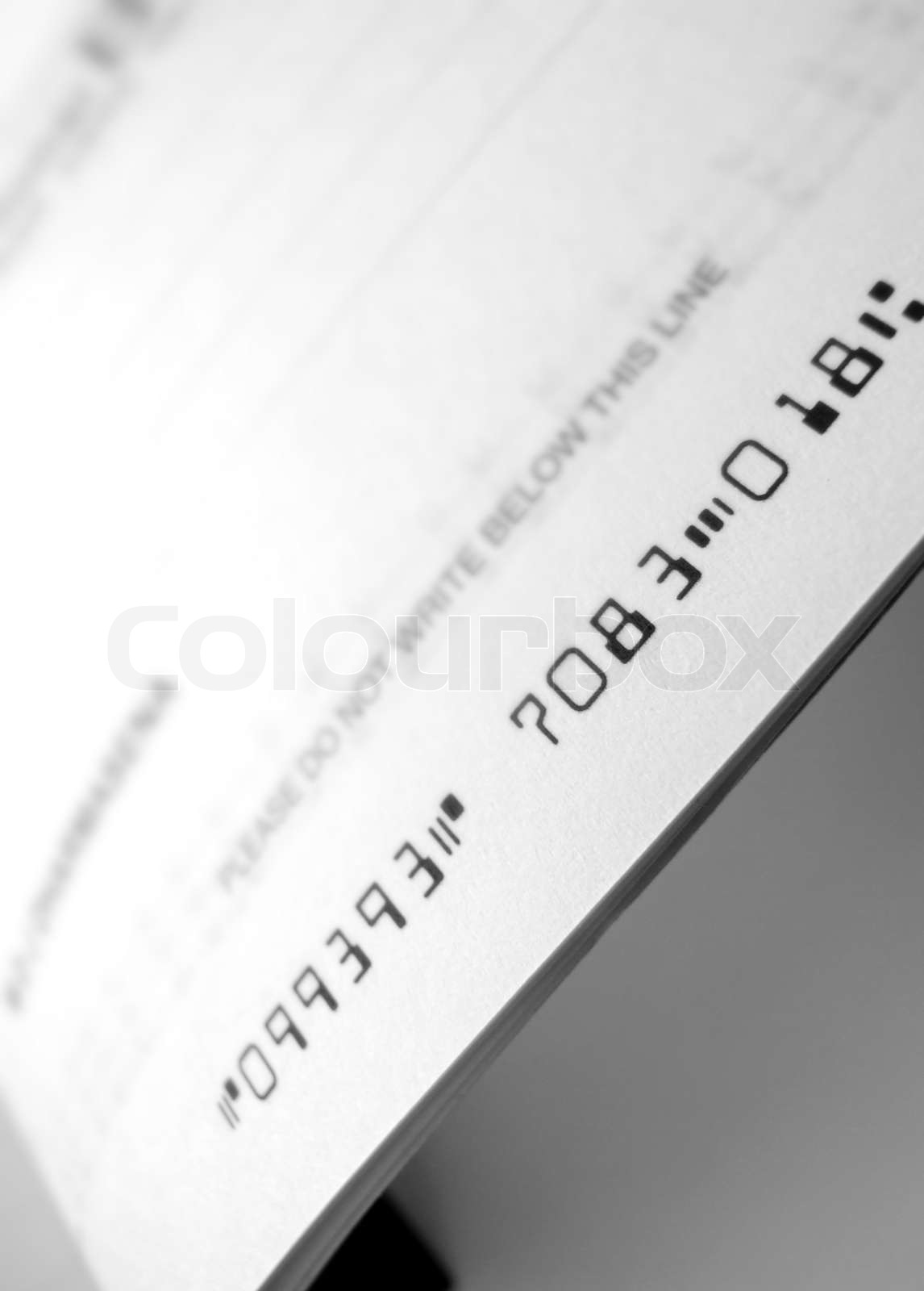 Bank Cheque Stock Image Colourbox Bank Cheque Stock Image Colourbox