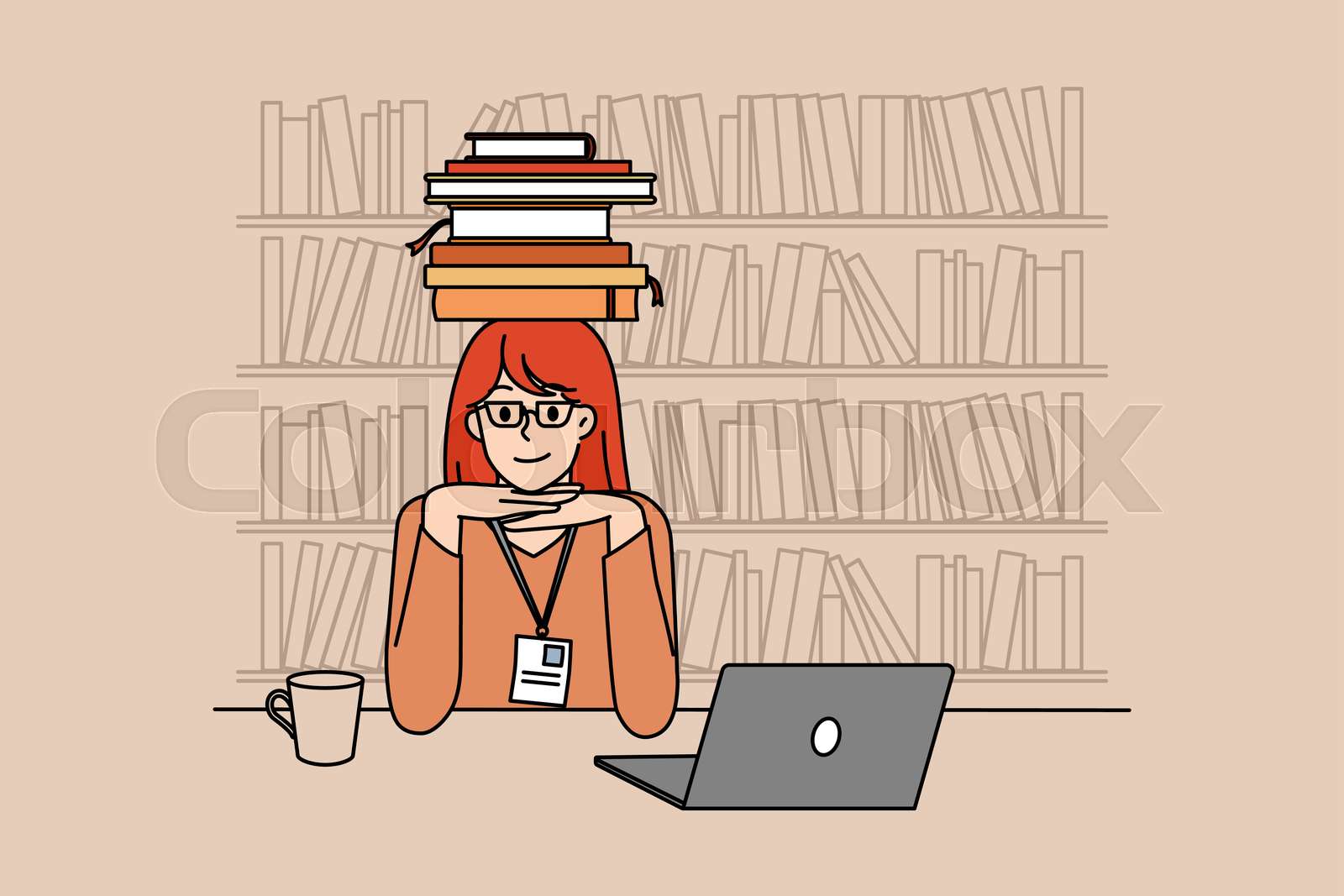 Education and getting knowledge concept | Stock vector | Colourbox