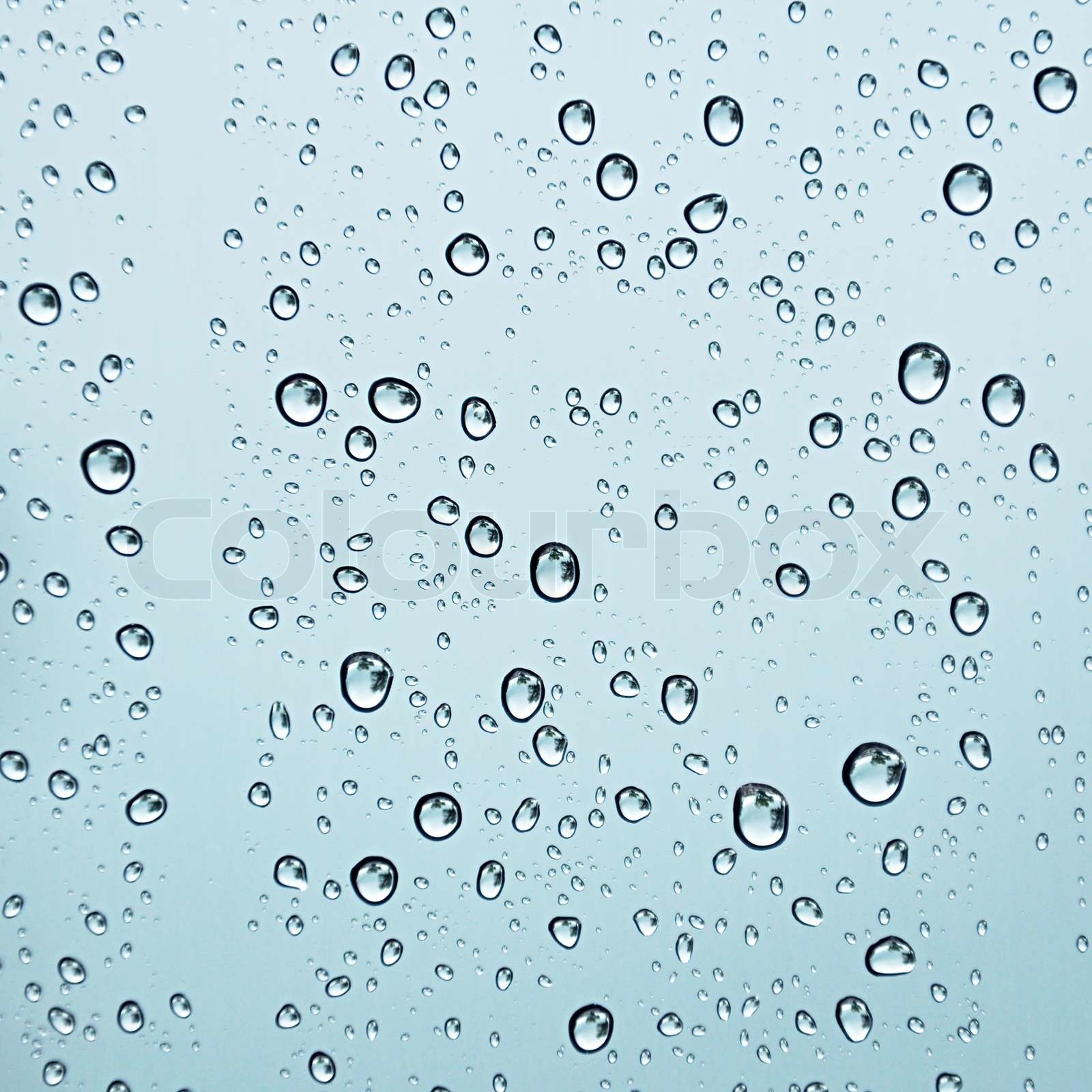 Water drops on the glass | Stock image | Colourbox