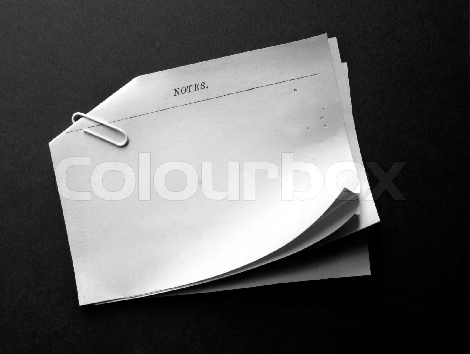 Old note papers | Stock image | Colourbox
