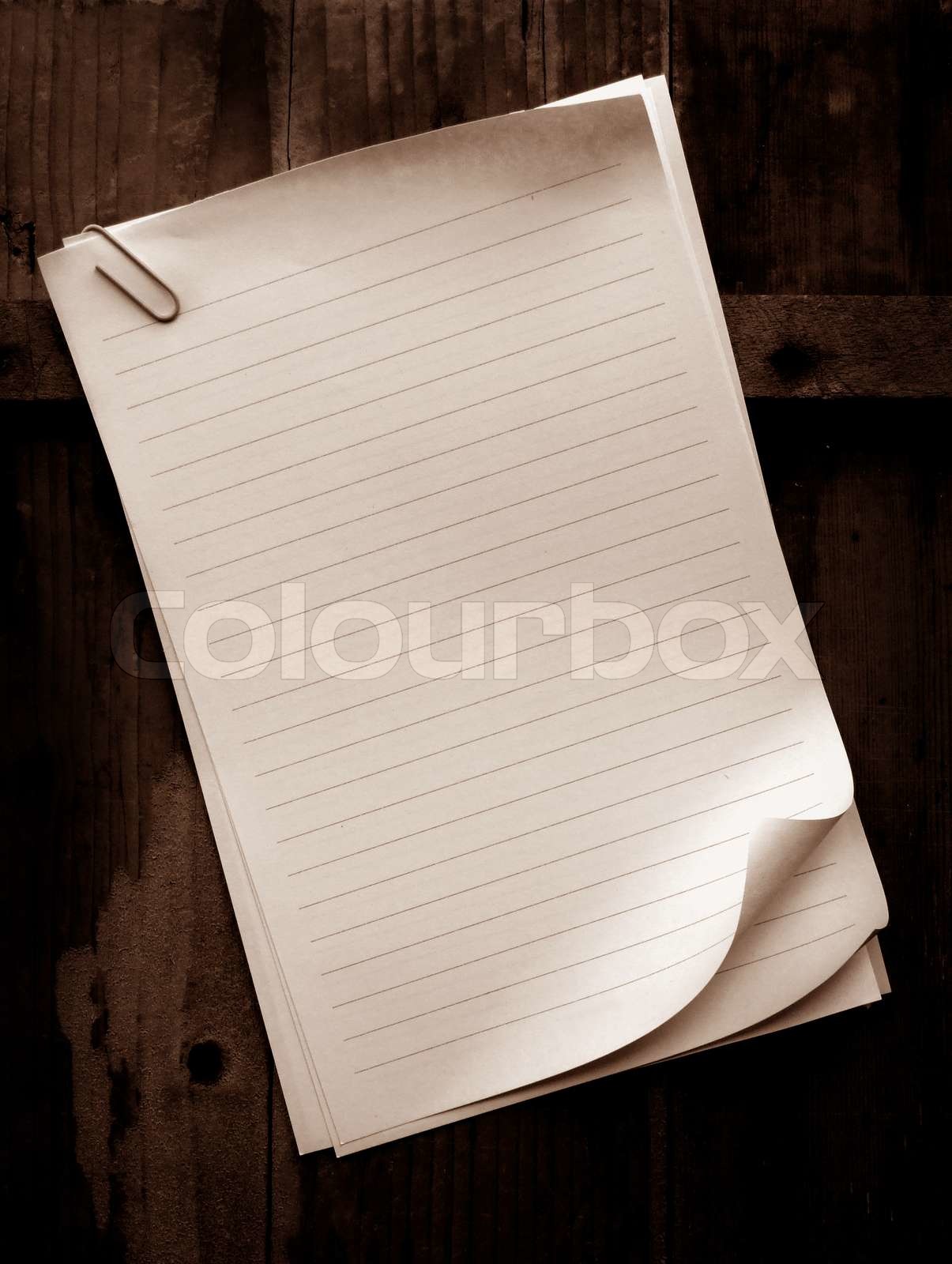 Old note papers | Stock image | Colourbox