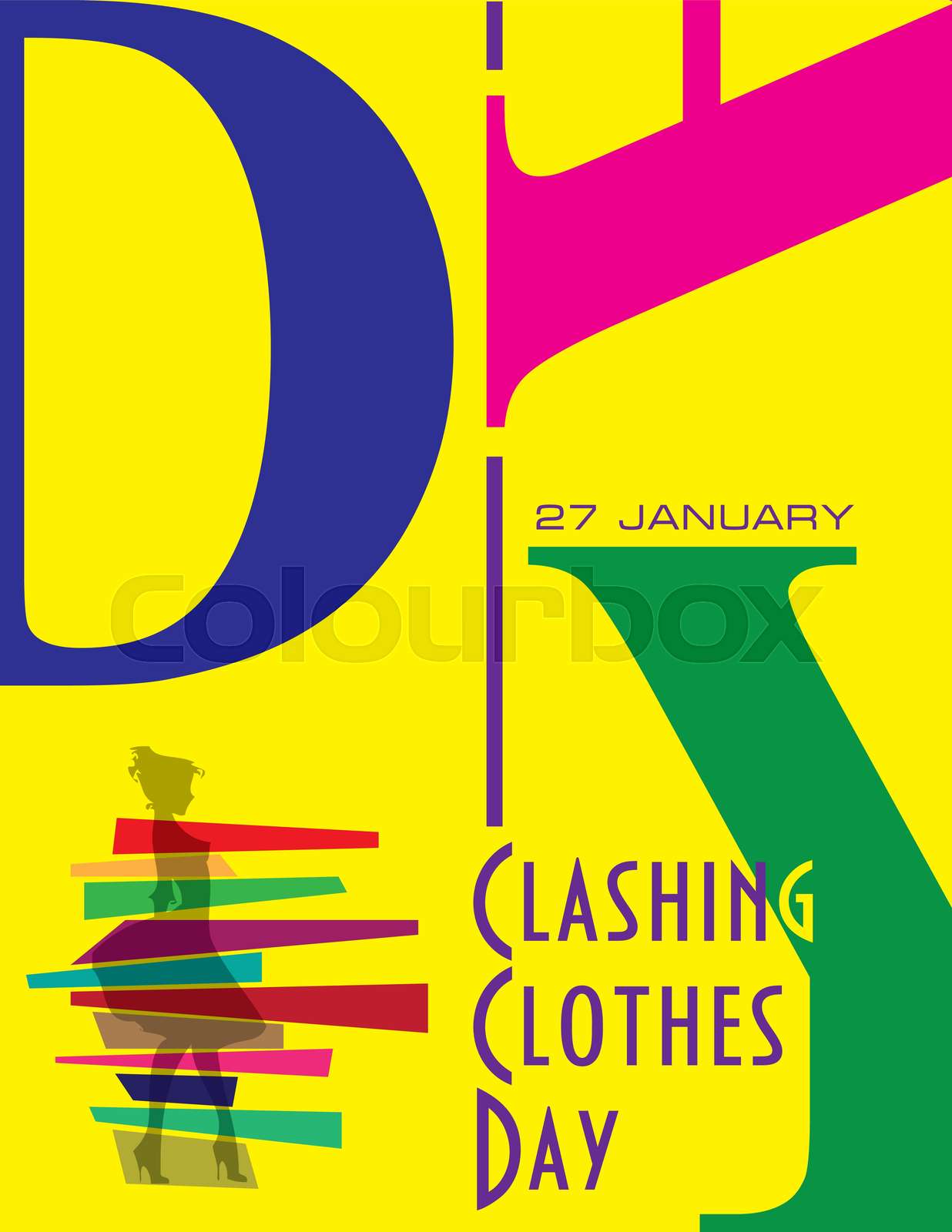 Day Clashing Clothes Day | Stock vector | Colourbox