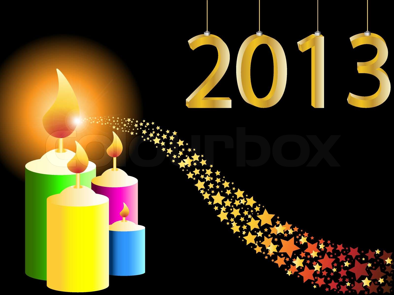 Glad Year 2013 Stock Vektor Colourbox Glad Year 2013 Stock Vektor Colourbox