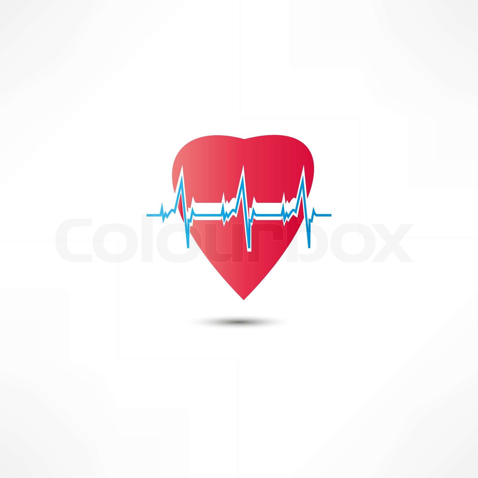 Cardiogram Icon Stock Vector Colourbox