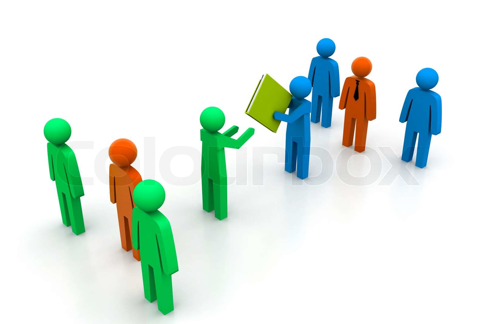 handing over document | Stock image | Colourbox