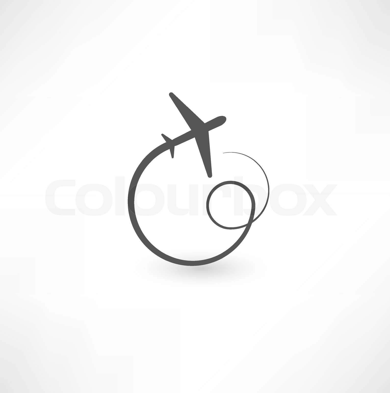 airplane symbols | Stock vector | Colourbox