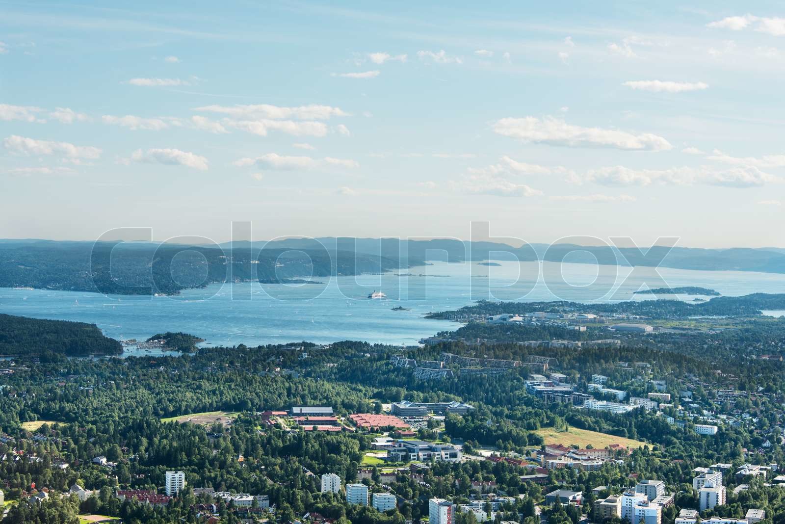 Panorama view of Oslo | Stock image | Colourbox