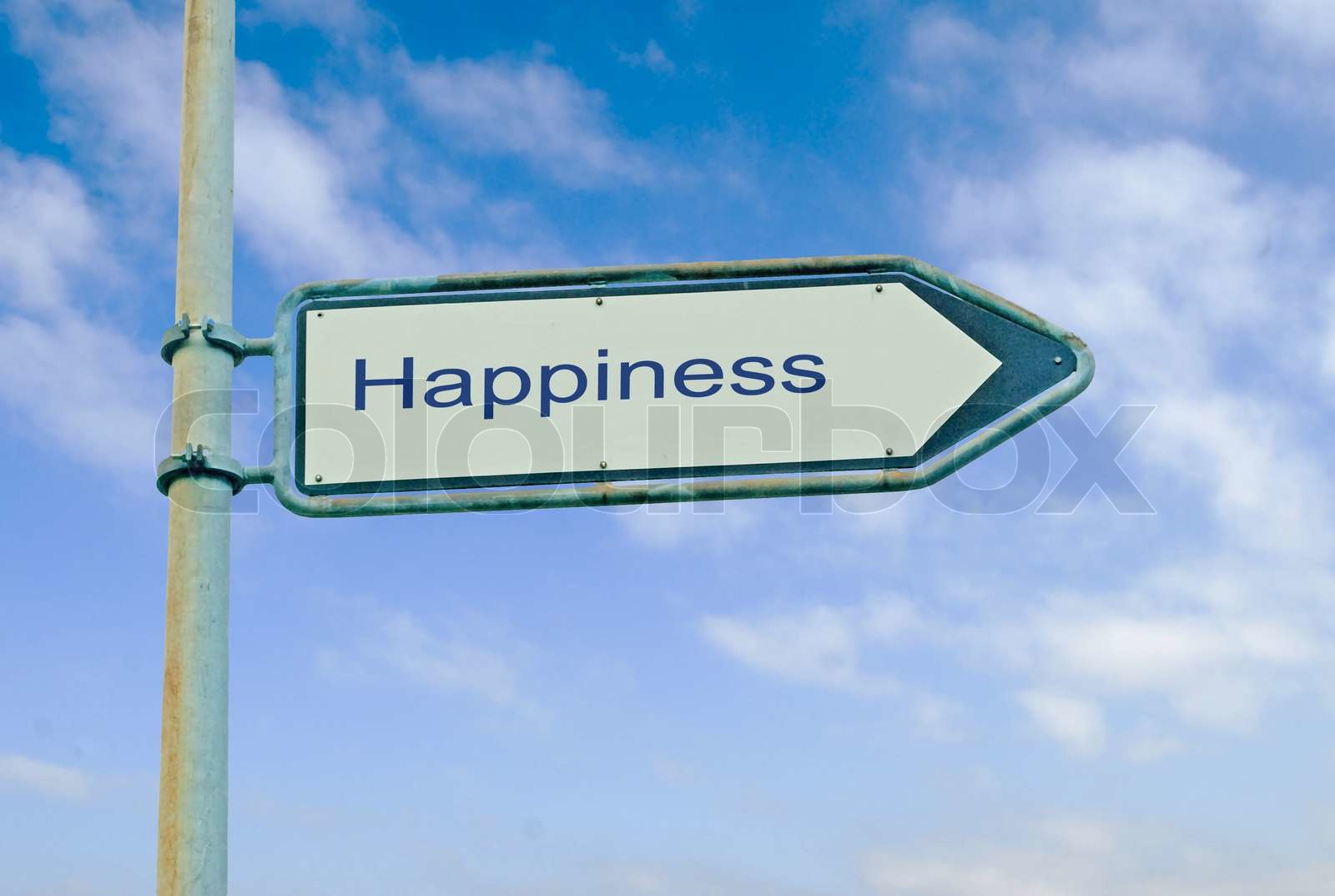 Road signs to happiness | Stock image | Colourbox