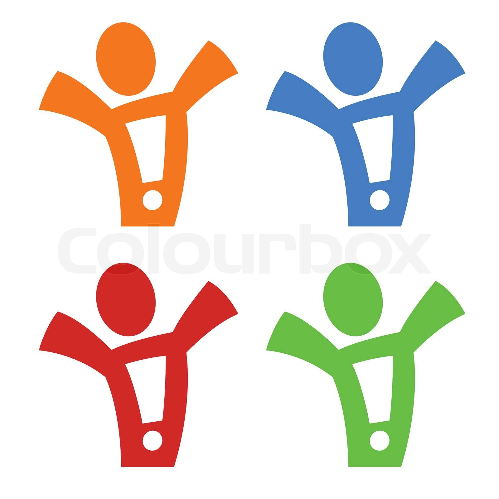 freude, icon, abzeichen | Stock-Vektor | Colourbox