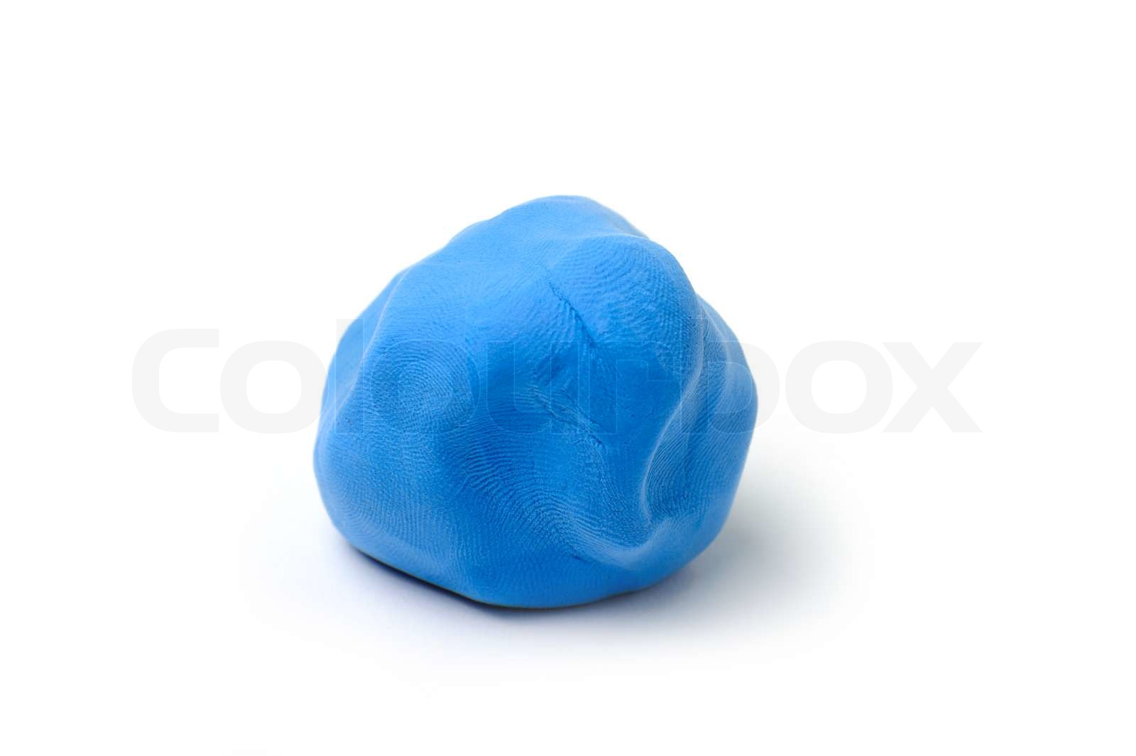 Blue plasticine | Stock image | Colourbox