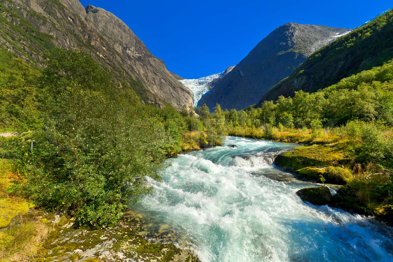 norwegen, wasser, sich | Stock Bild | Colourbox