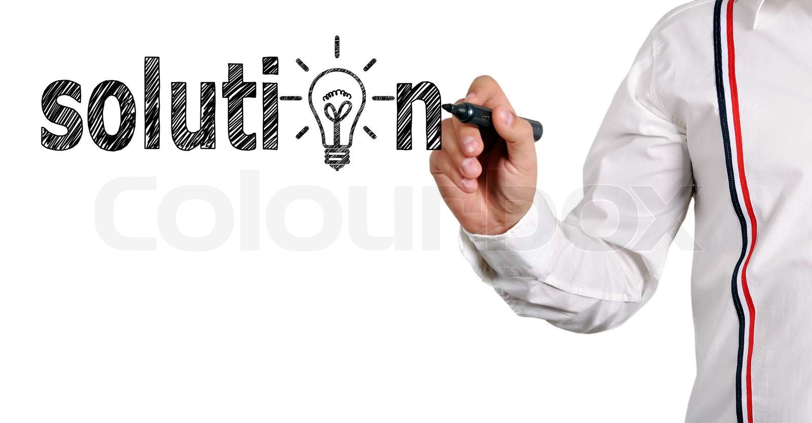 drawing solution | Stock image | Colourbox