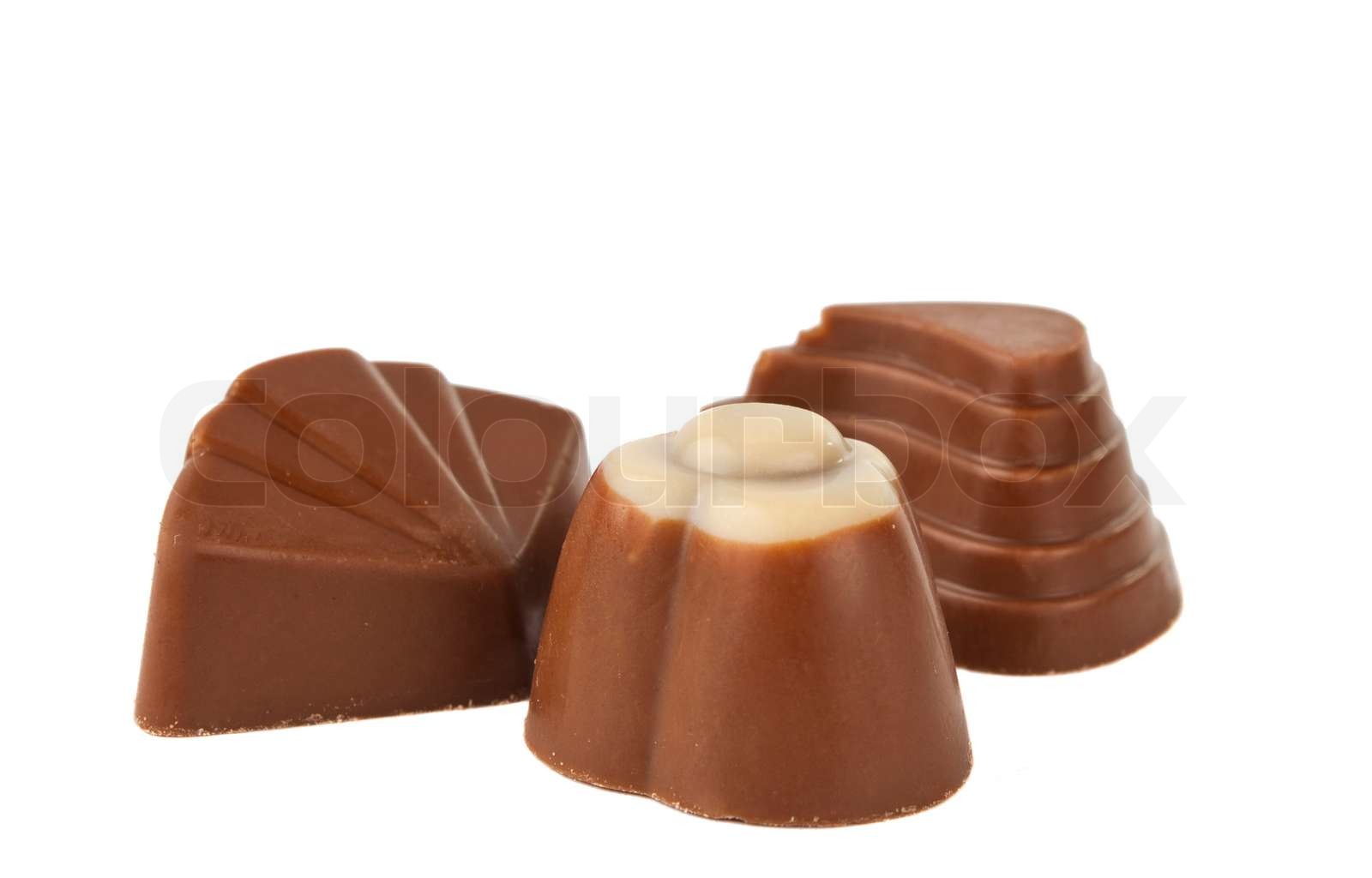 Chocolate Candy Isolated Stock Image Colourbox