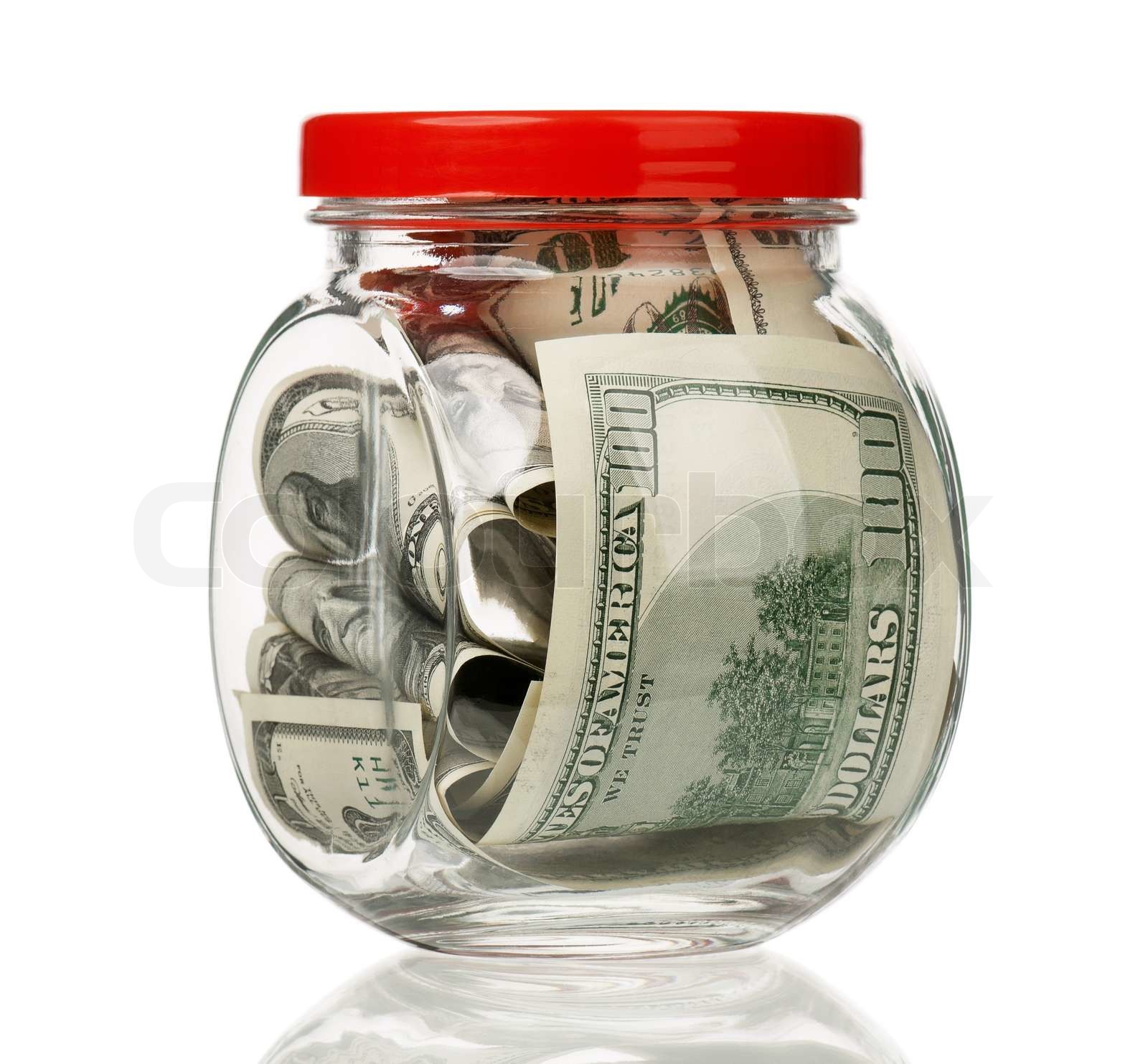 Money jar | Stock image | Colourbox